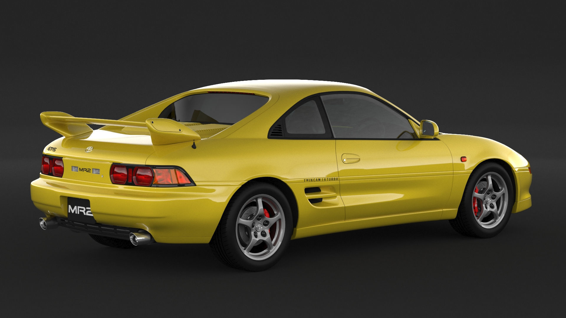 Toyota MR2 GT-S 3D model | CGTrader