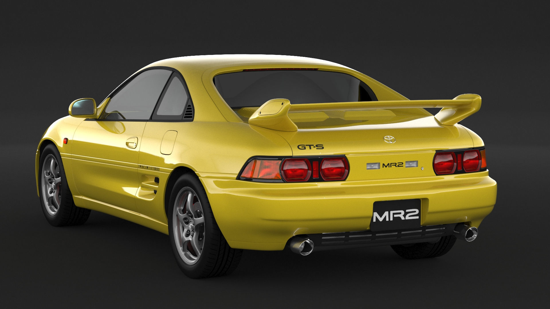 Toyota MR2 GT-S 3D model | CGTrader