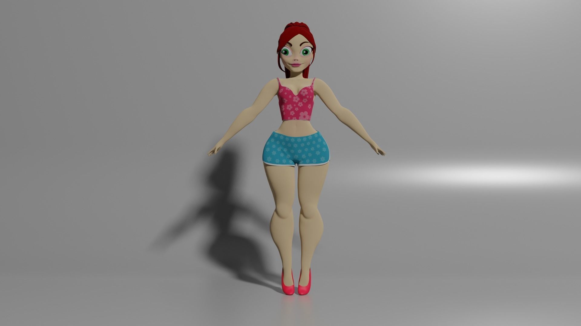 3D model Curvy stylised rigged 3D character VR / AR / low-poly | CGTrader