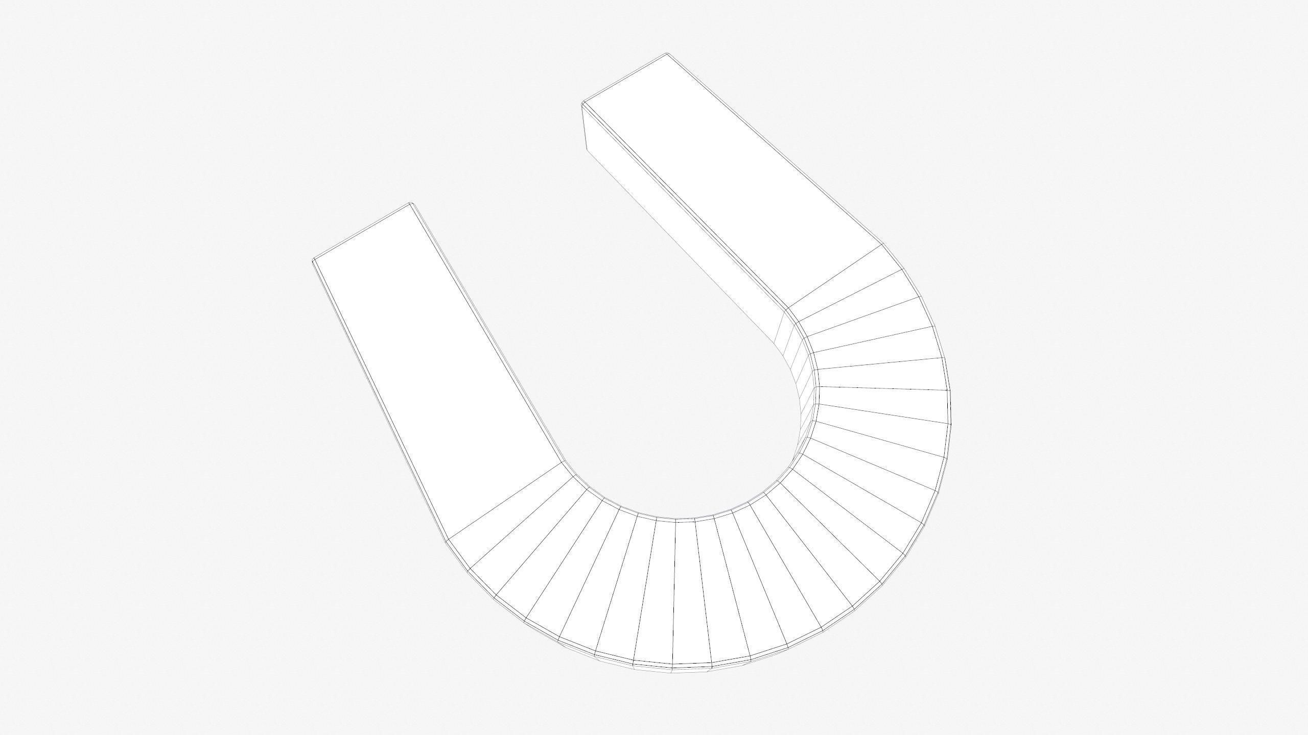 3D model U-Shaped Magnet VR / AR / low-poly | CGTrader