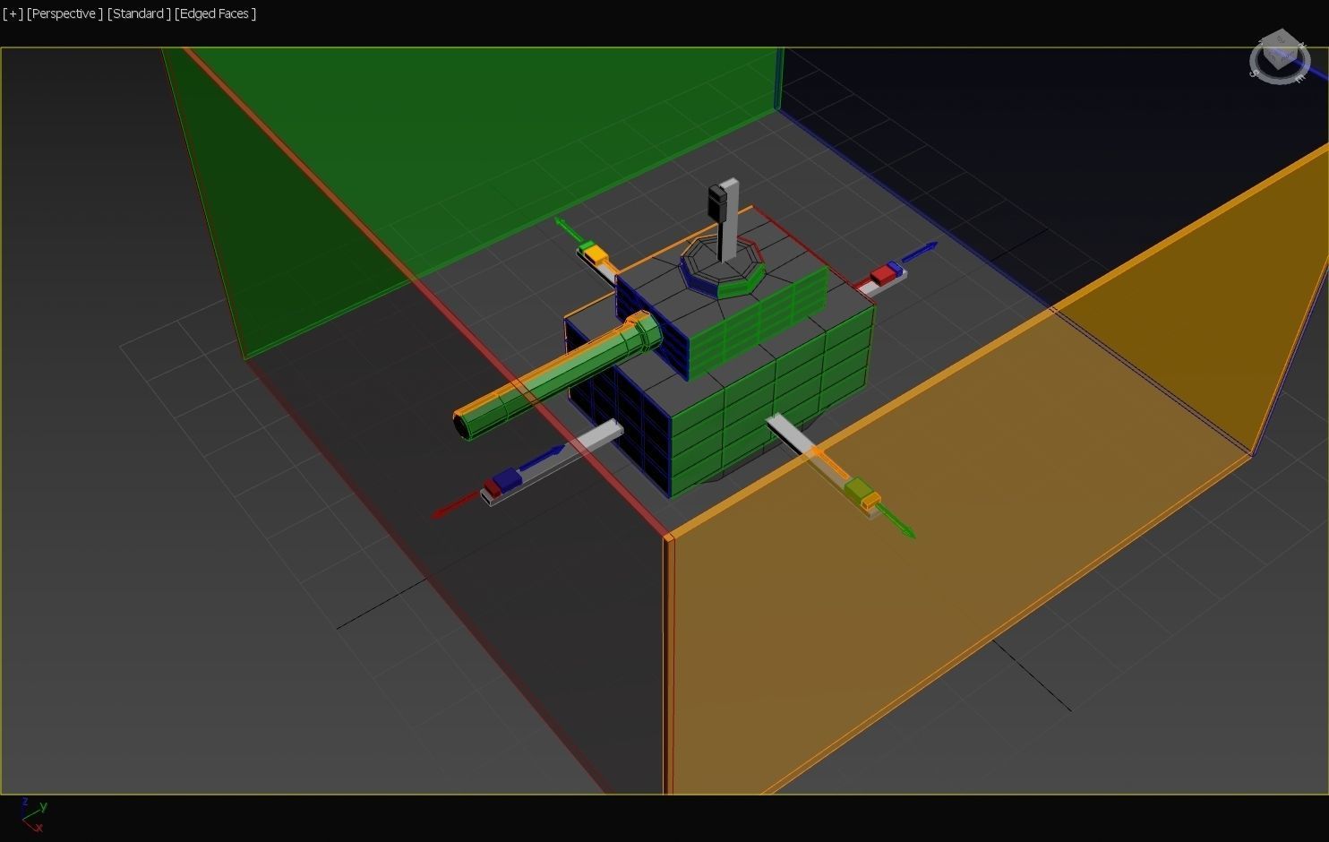 Active Adaptive Digital Tank Camouflage - Concept 3D model | CGTrader