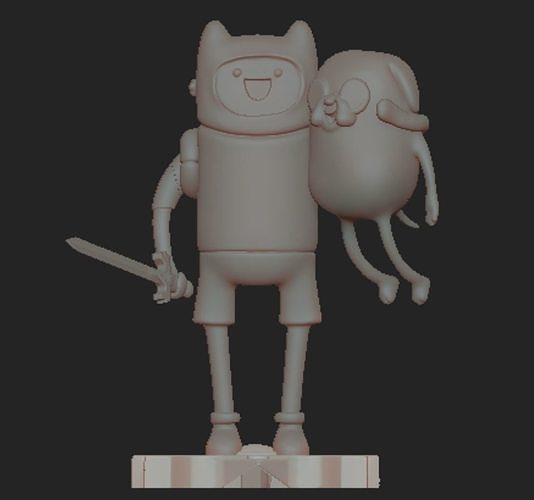 Adventure Time Finn and Jake 3D model 3D printable | CGTrader
