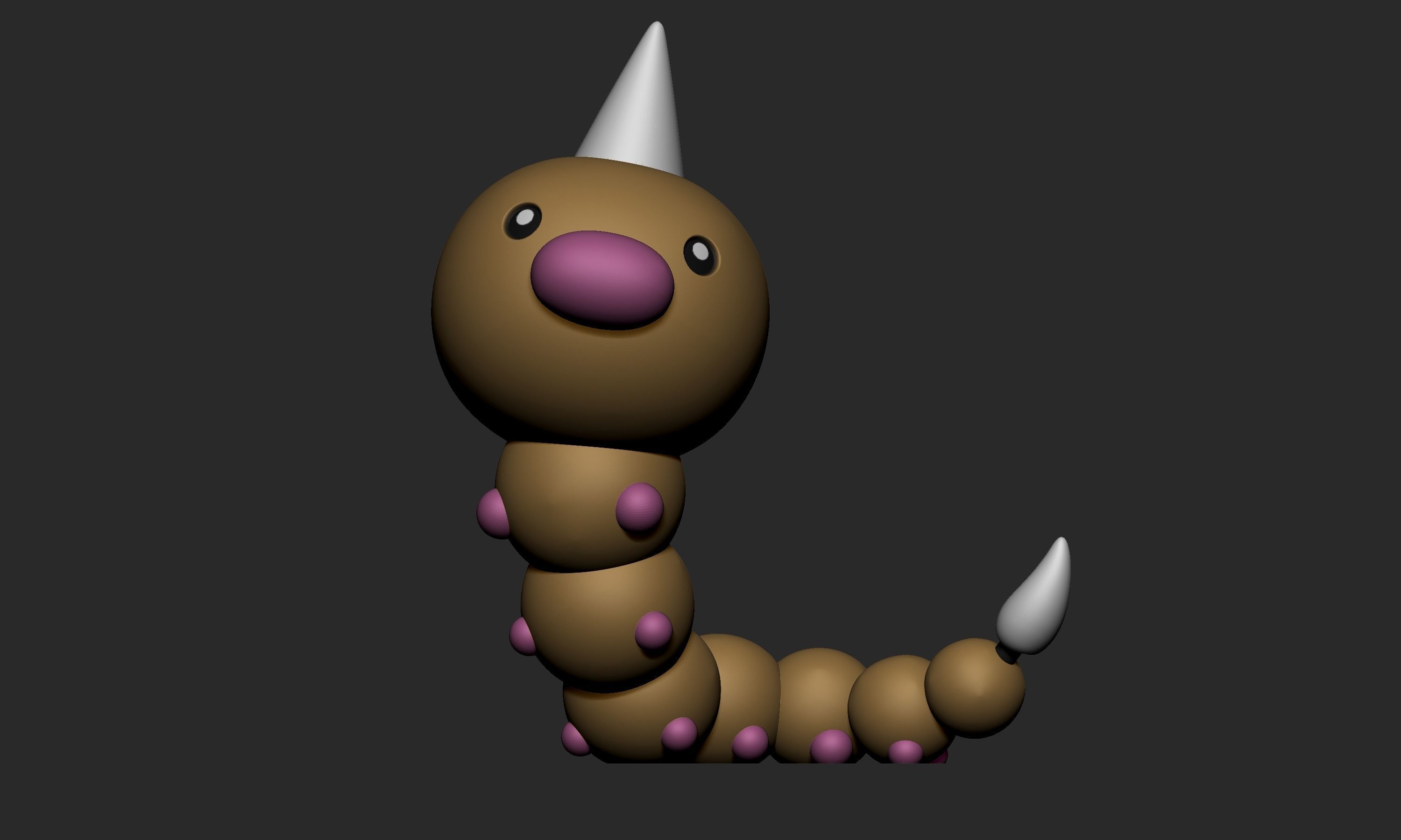Pokemon - Weedle with 2 poses 3D model 3D printable | CGTrader