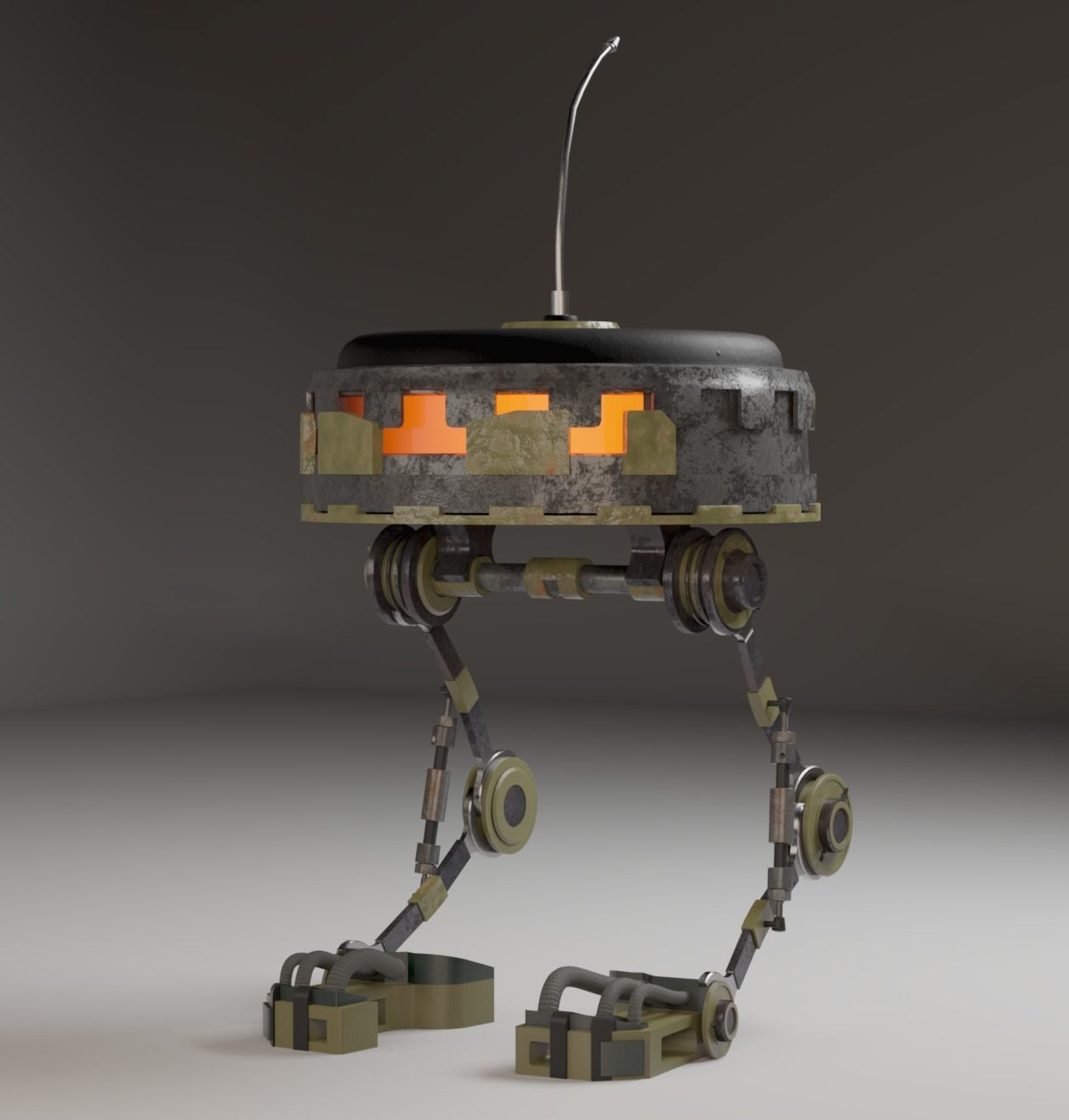 3D model RoBi the robot VR / AR / low-poly | CGTrader