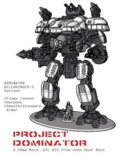 Project Dominator Hellbringer-S Close Assault Variant 3D model 3D ...