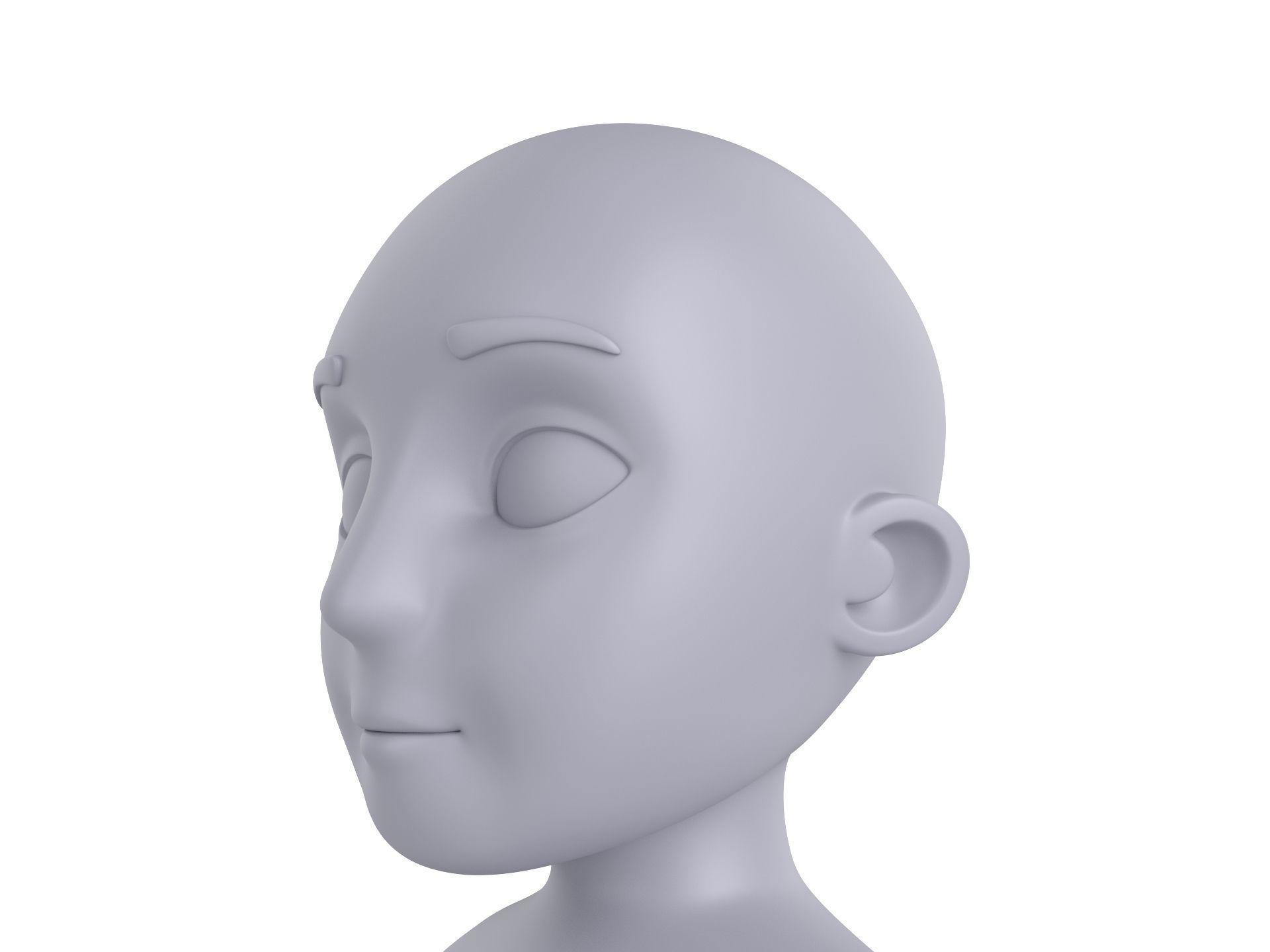 Character235 Boy Base Mesh 3D model | CGTrader