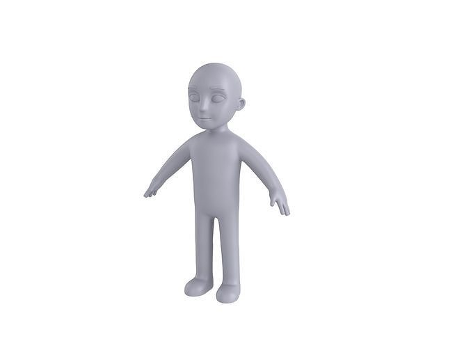 Character235 Boy Base Mesh 3D model | CGTrader