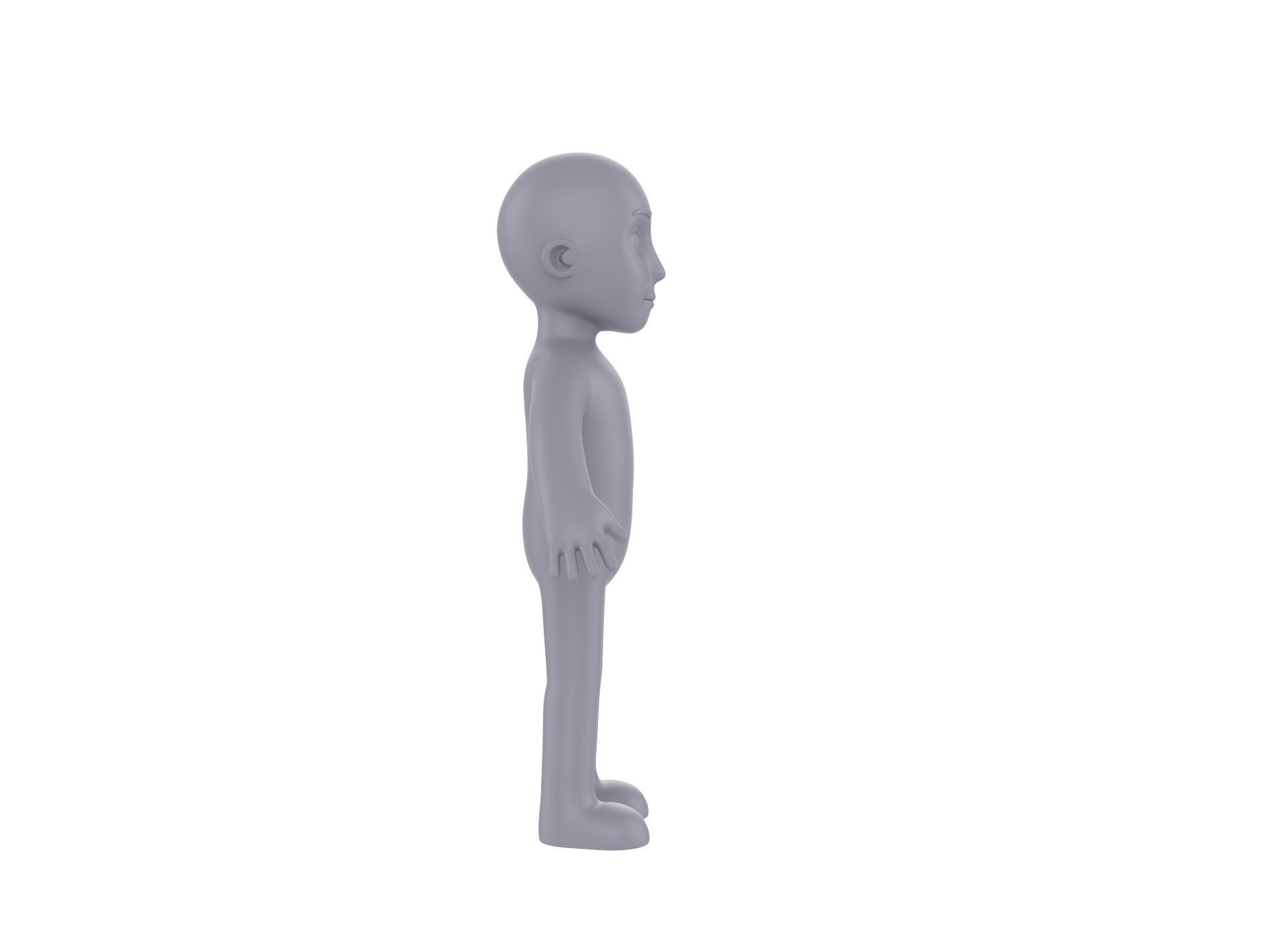 Character235 Boy Base Mesh 3D model | CGTrader