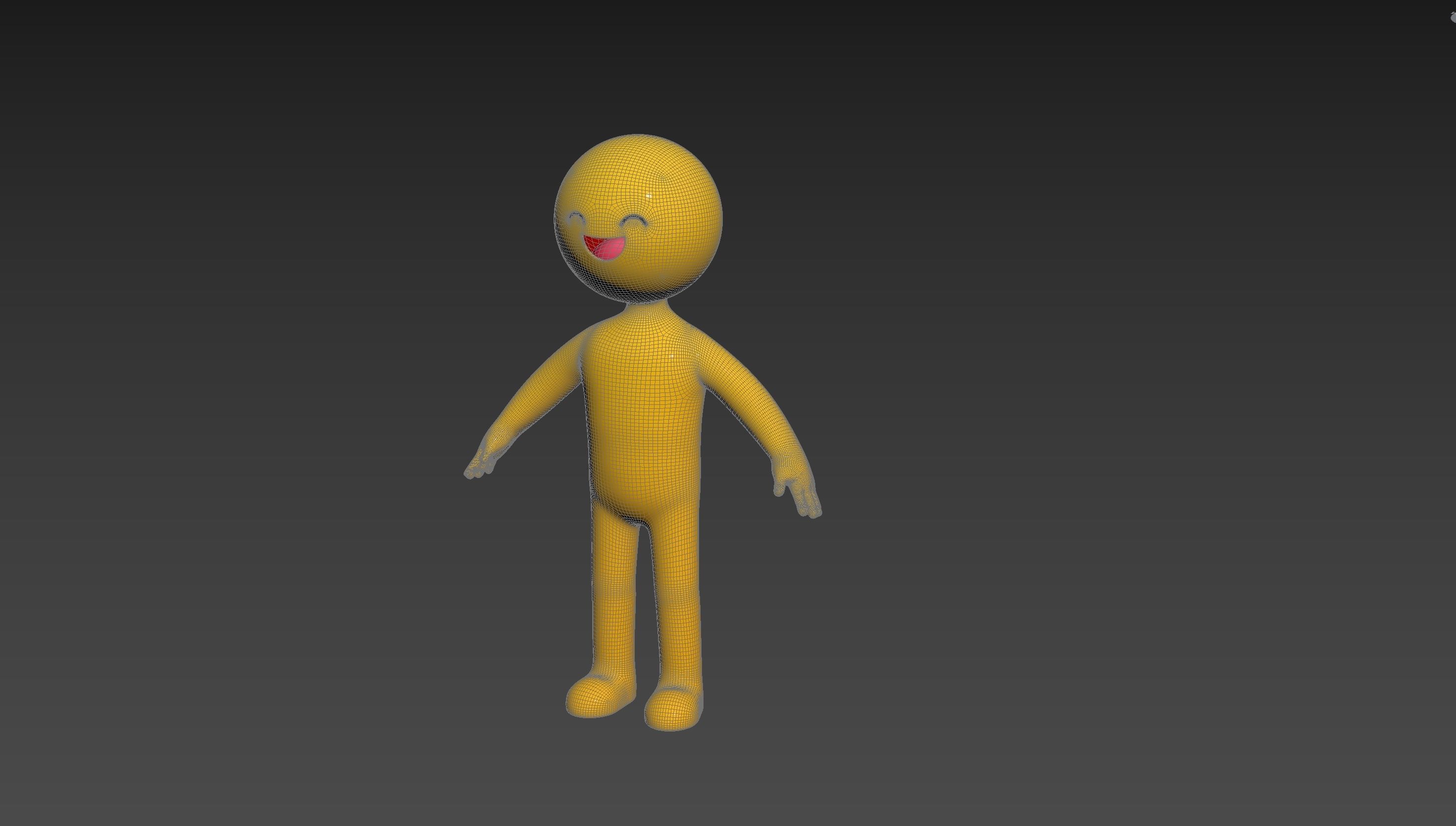 Character236 Smile Man 3D model | CGTrader