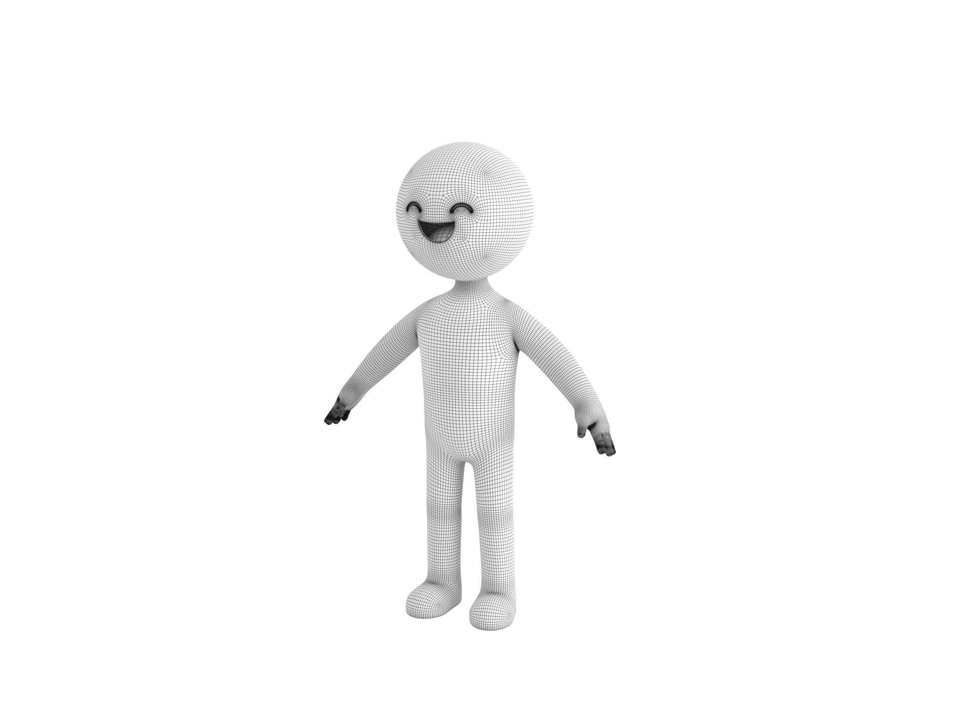 Character236 Smile Man 3D model | CGTrader