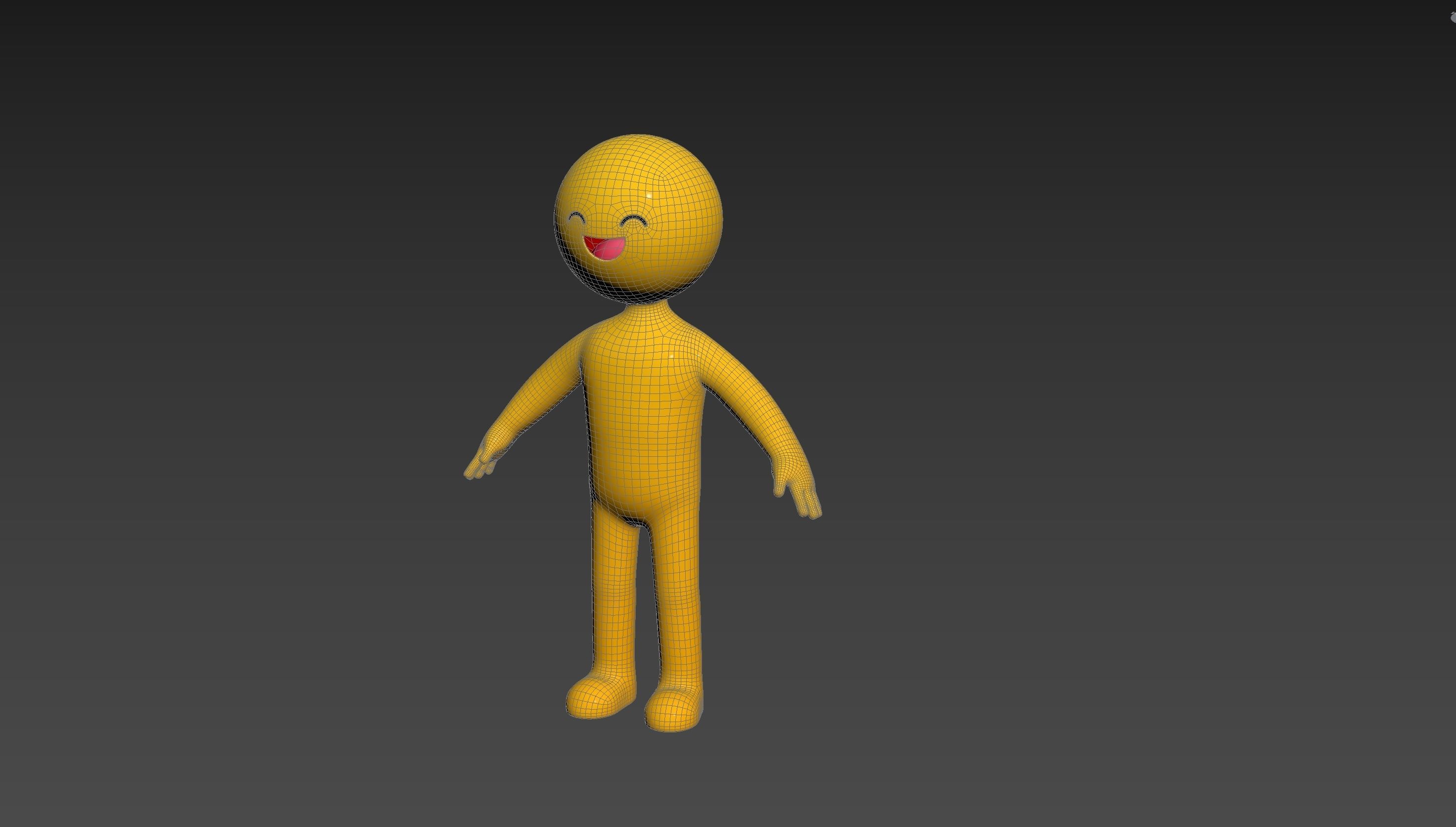 Character236 Smile Man 3d Model Cgtrader