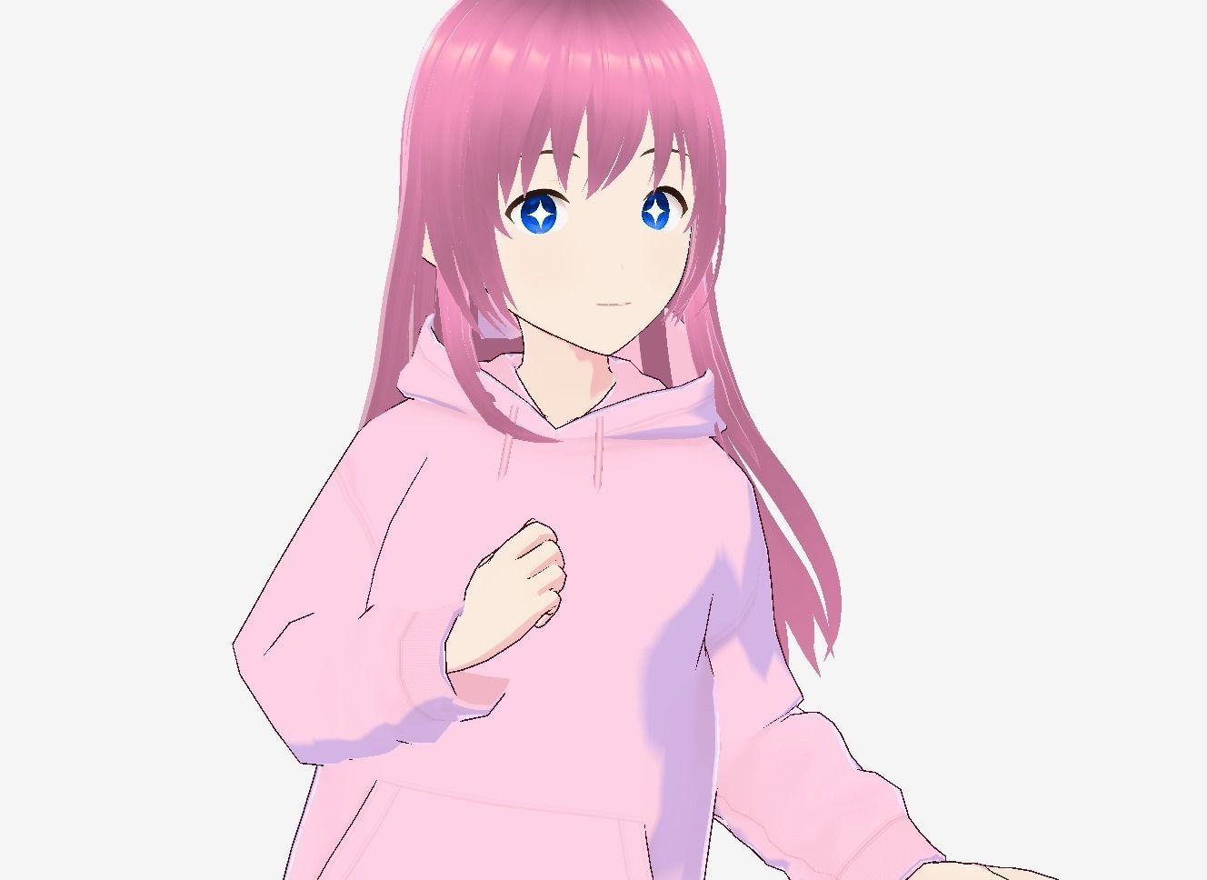 3D model Bocchi the Rock Young VRChat Avatar 3D model VR / AR / low ...