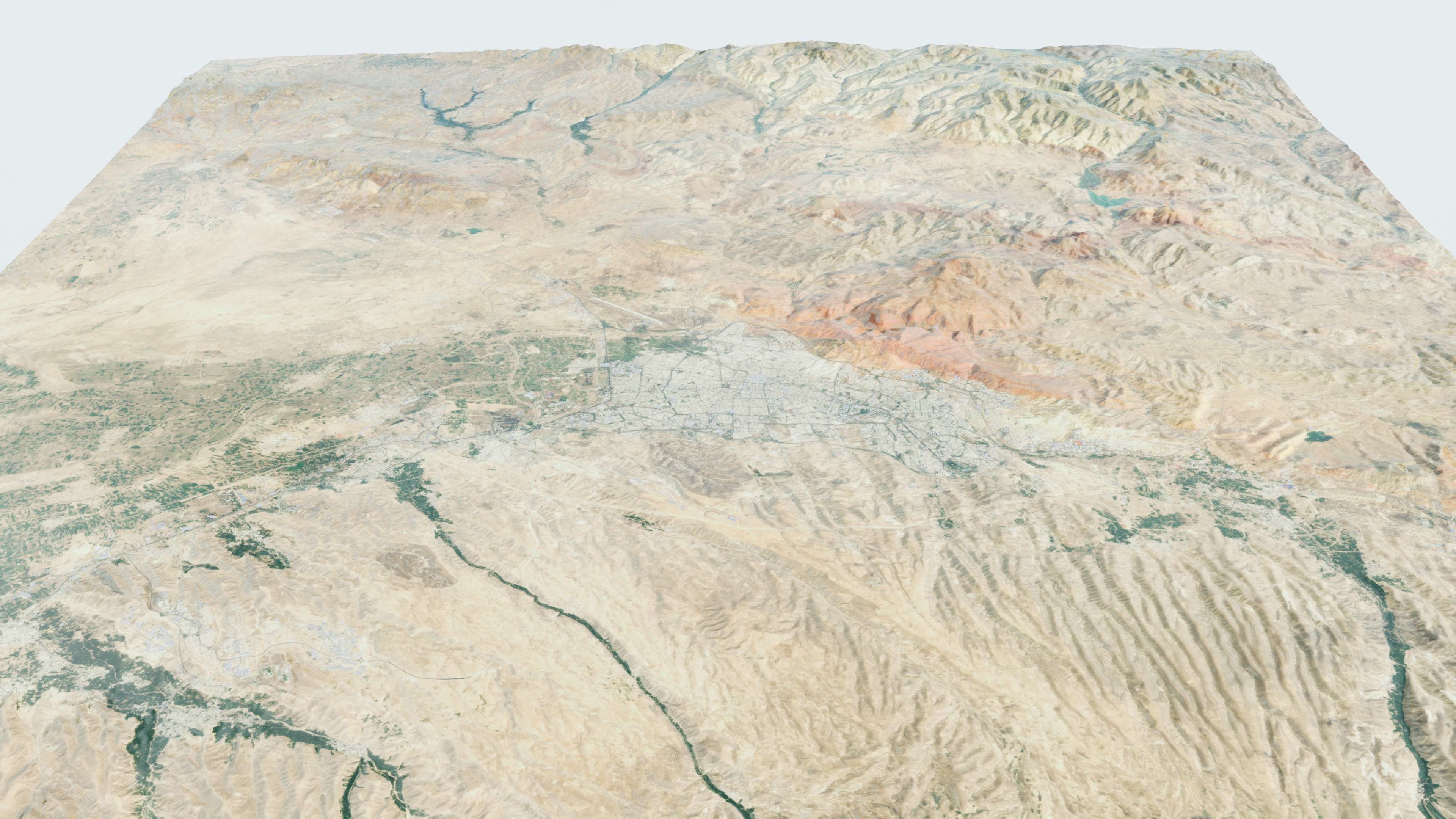 Tabriz Iran City Landscape 3D Model 3D model | CGTrader