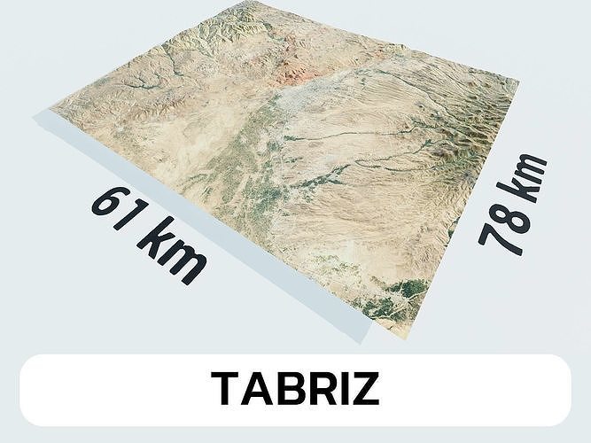 Tabriz Iran City Landscape 3D Model 3D model | CGTrader