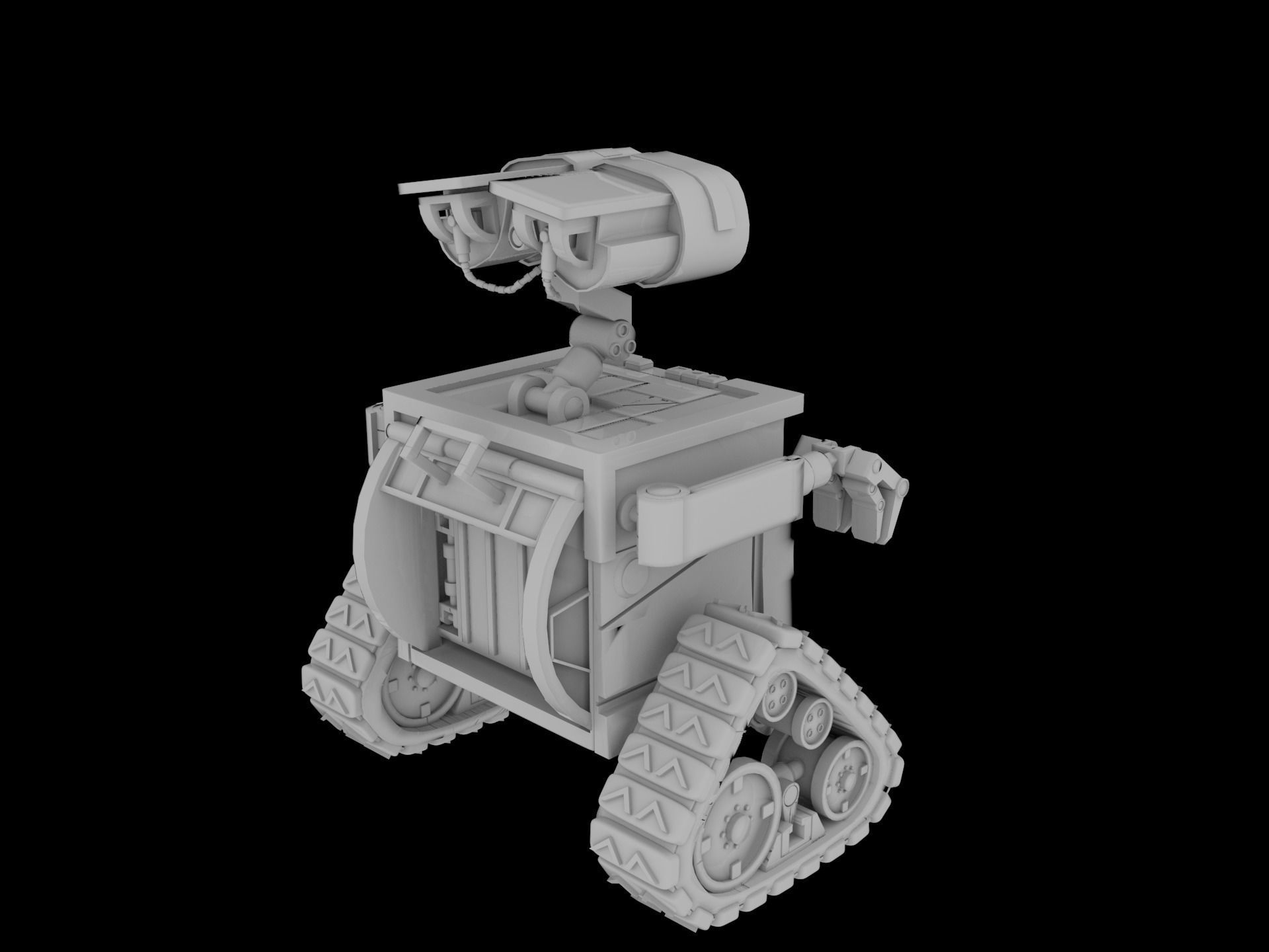 Wall-E 3d model wall e robot 3D model | CGTrader