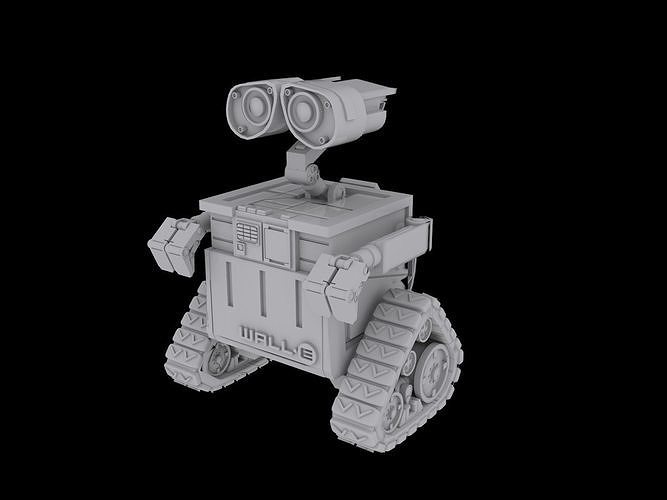 Wall-E 3d model wall e robot 3D model | CGTrader