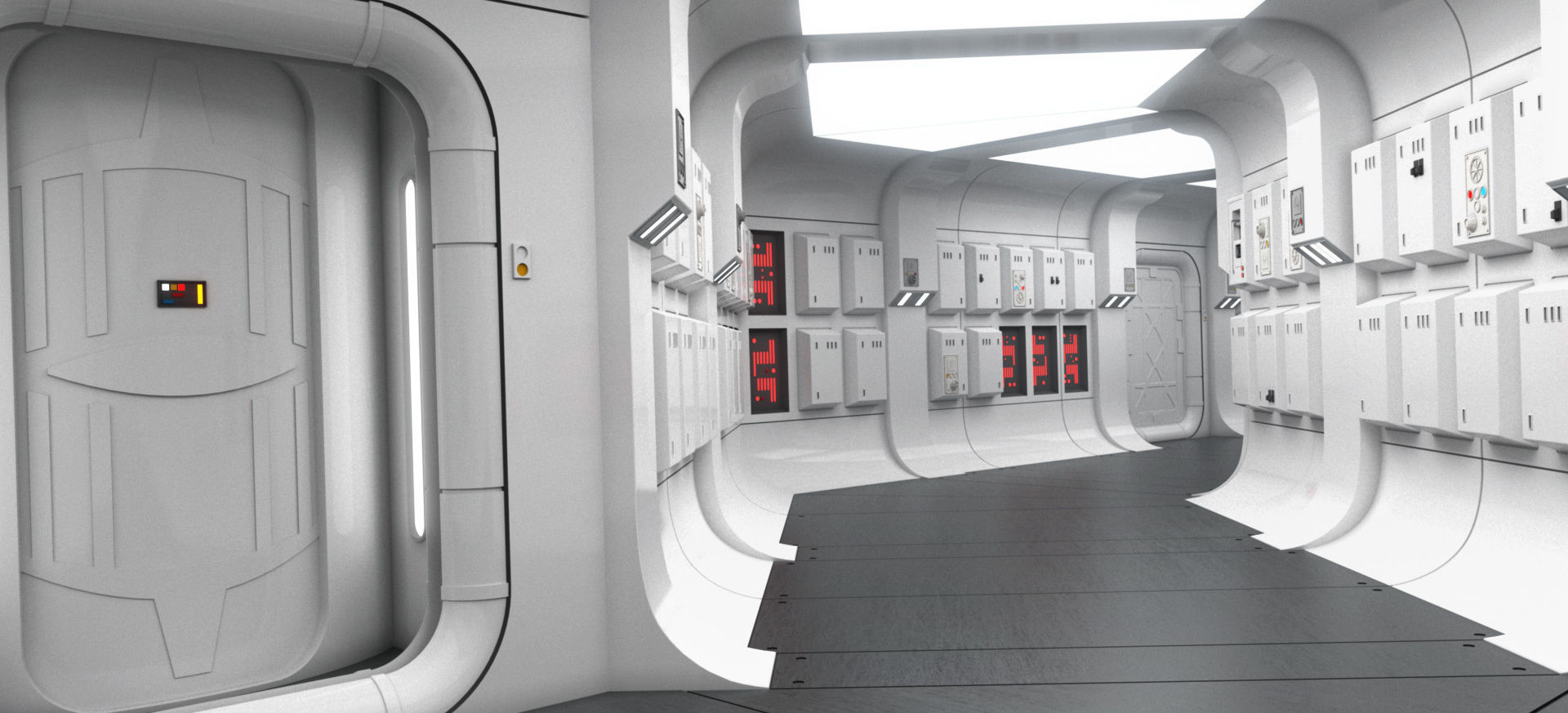 Star Wars Tantive IV Interior 3D model | CGTrader