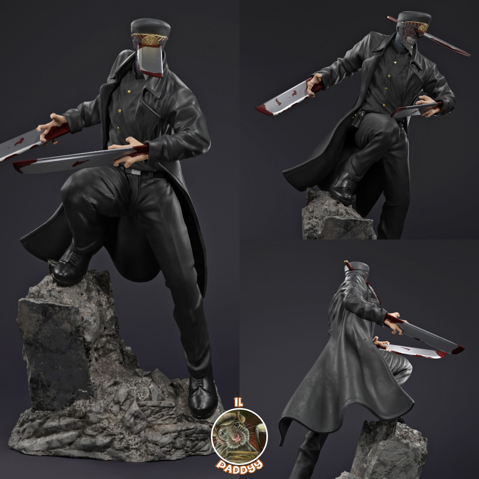 Katana Man from Chainsaw Man 3D model 3D printable | CGTrader