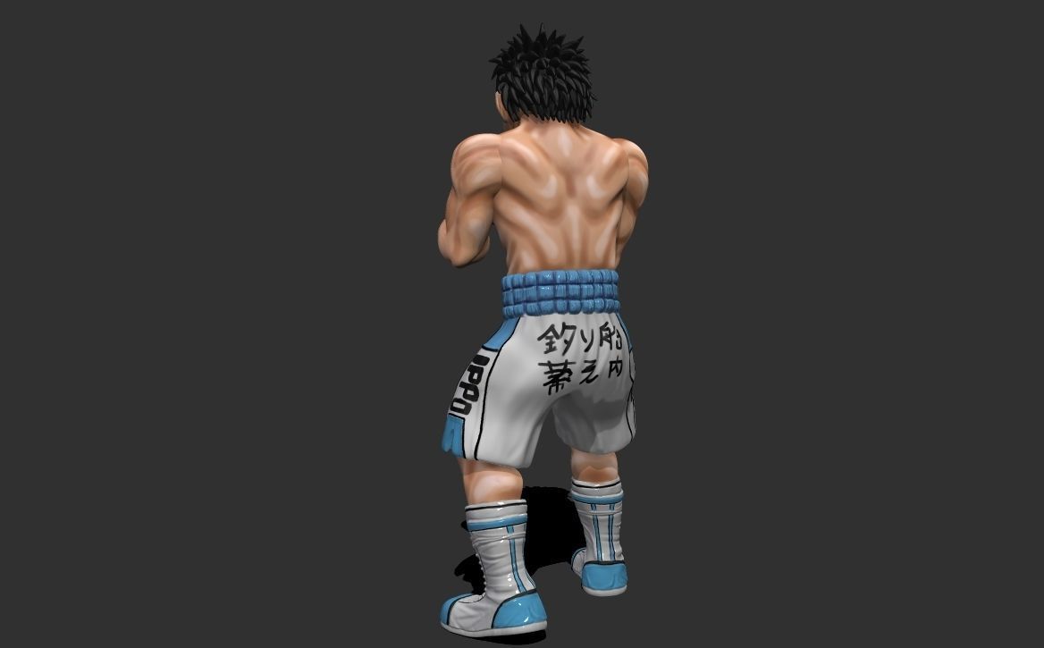 IPPO MAKUNOUCHI - HAJIME NO IPPO 3D model 3D printable | CGTrader