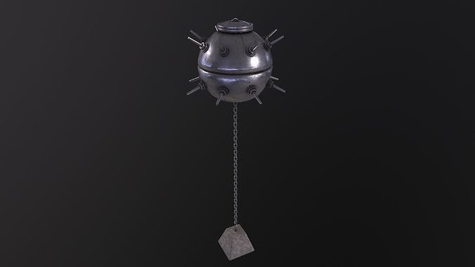 3D model Metal Naval Mine 3D Model VR / AR / low-poly | CGTrader
