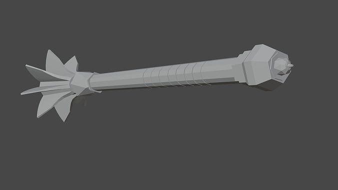 Mace for printing 3D model 3D printable | CGTrader