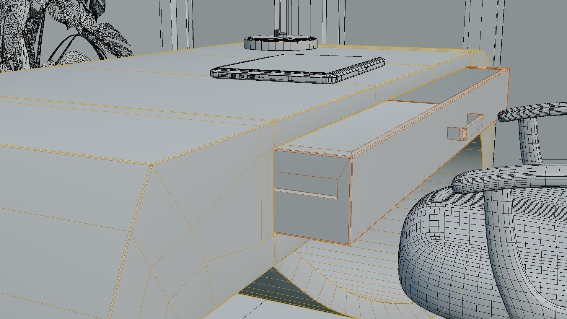 3D model Office Desk VR / AR / low-poly | CGTrader