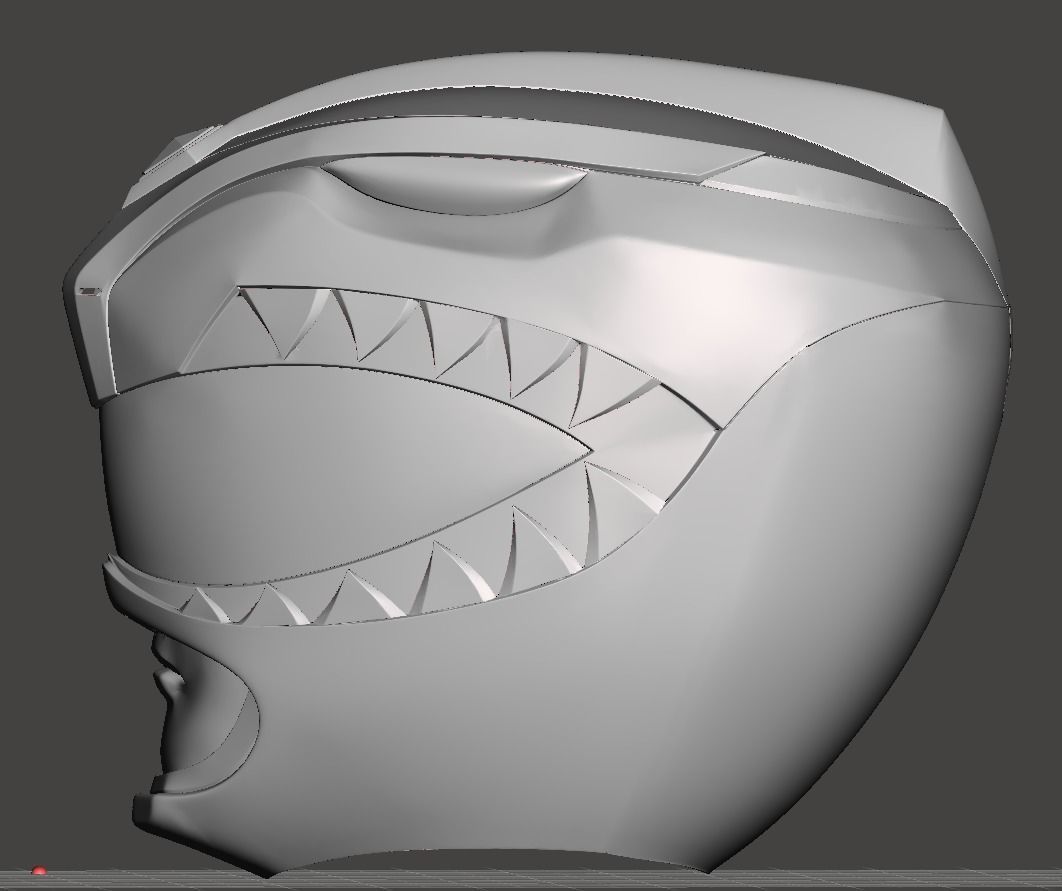 Green Ranger helmet MMPR 3D model 3D printable | CGTrader