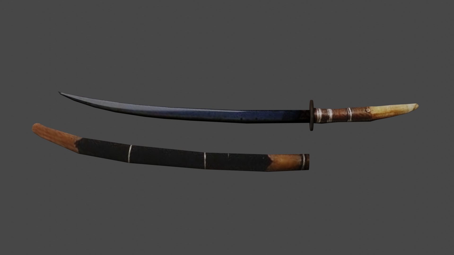 3D model Kiem nguoi Kinh Japanese Jokoto VR / AR / low-poly | CGTrader