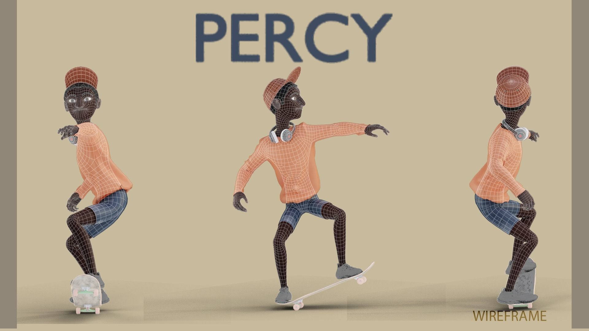 3D model PERCY RIG BLENDER VERSION VR / AR / low-poly | CGTrader