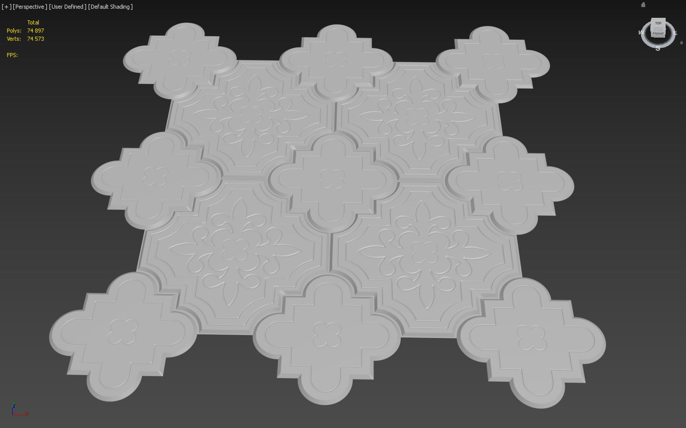 Clover paving brick Texture | CGTrader