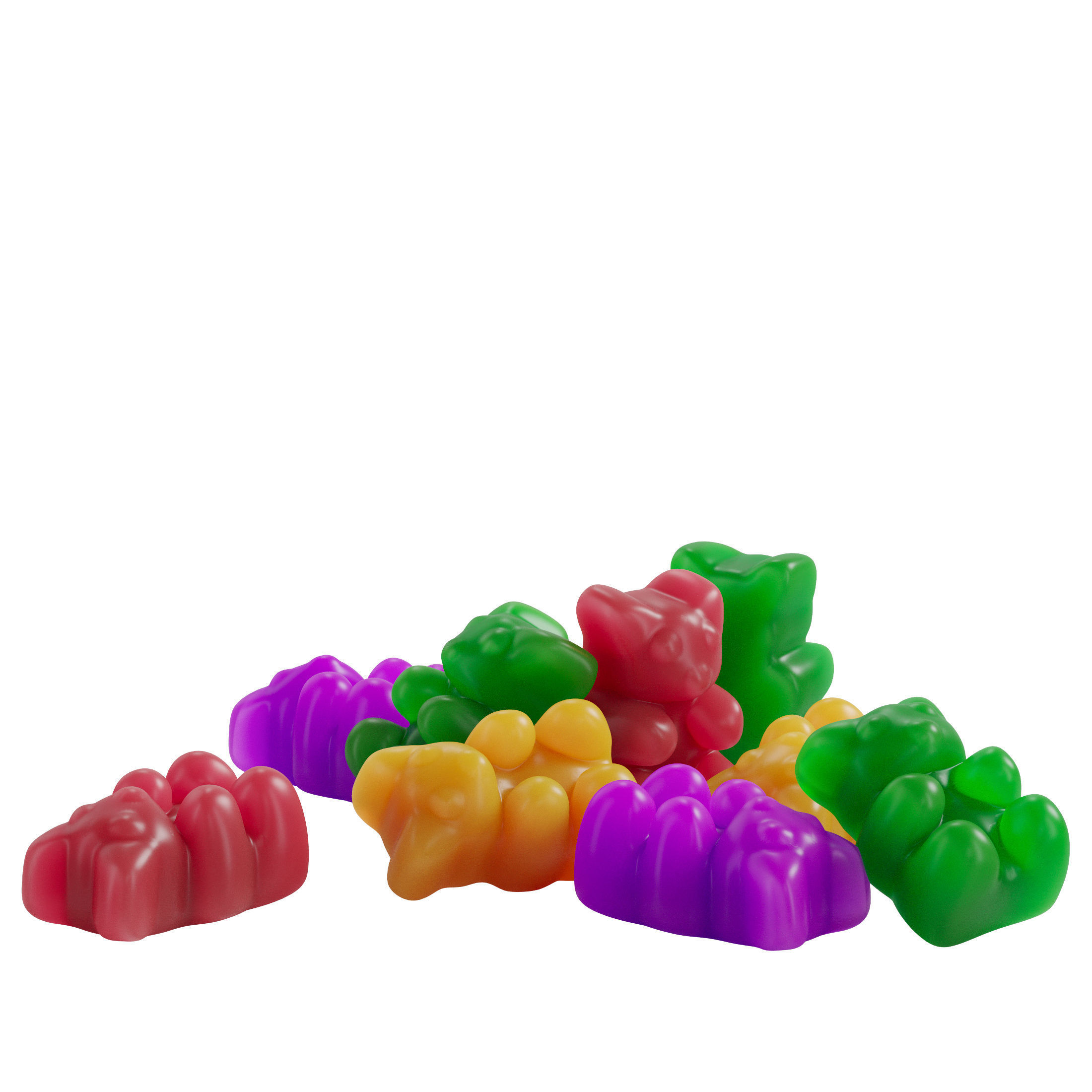 candy bear 3D model | CGTrader