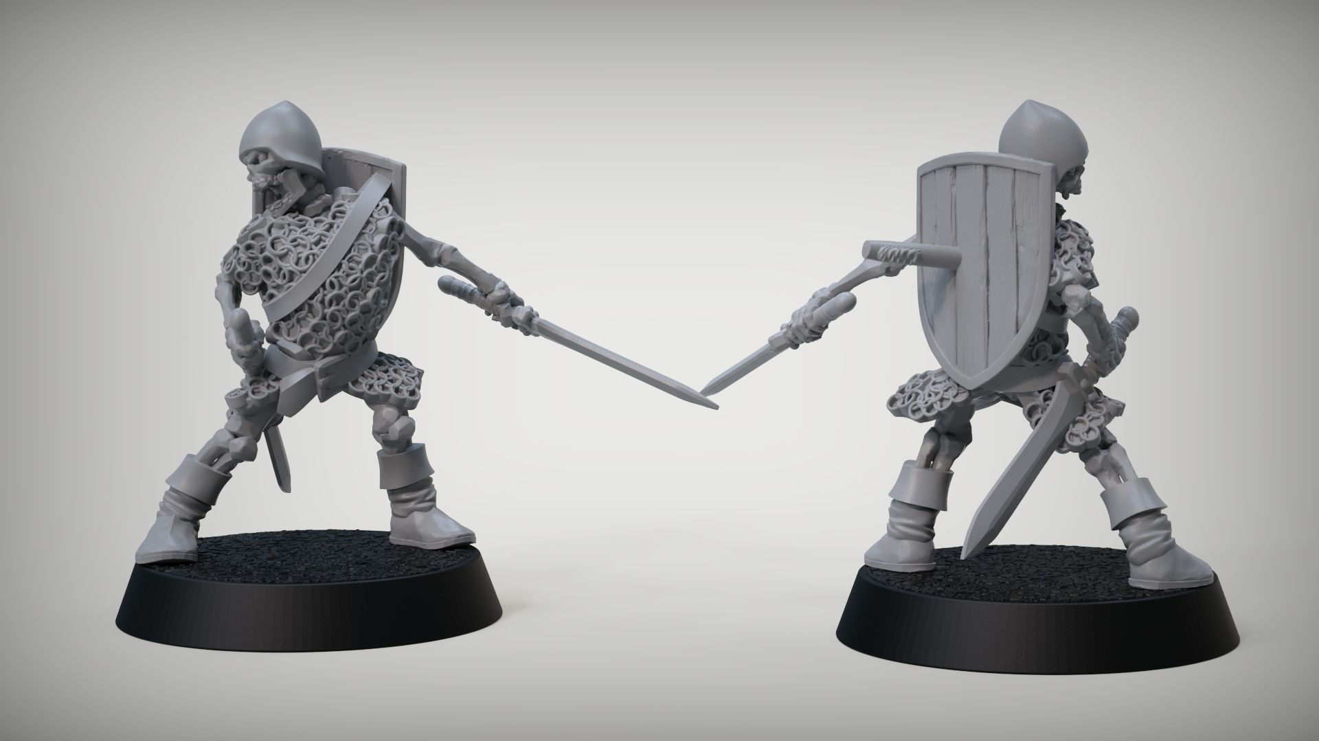 Medieval skeletons 3D model 3D printable | CGTrader