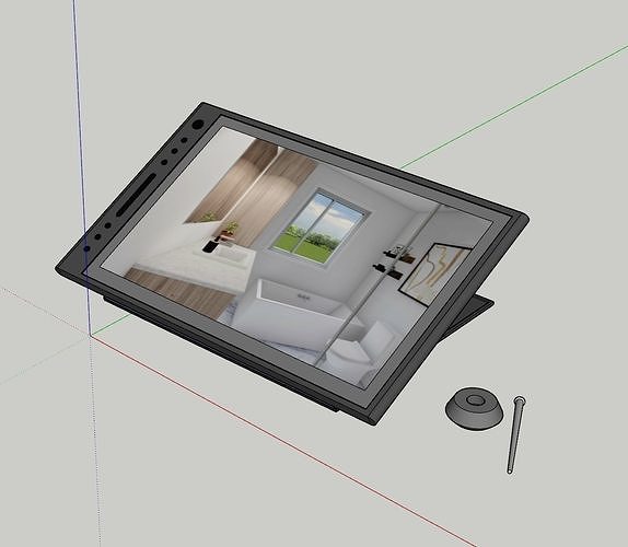 Tablette graphique 3D model | CGTrader