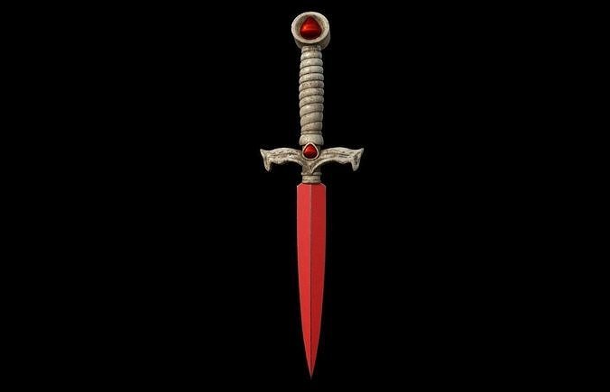 Poppys Dagger Blood and Ash 3d digital download 3D model 3D printable ...