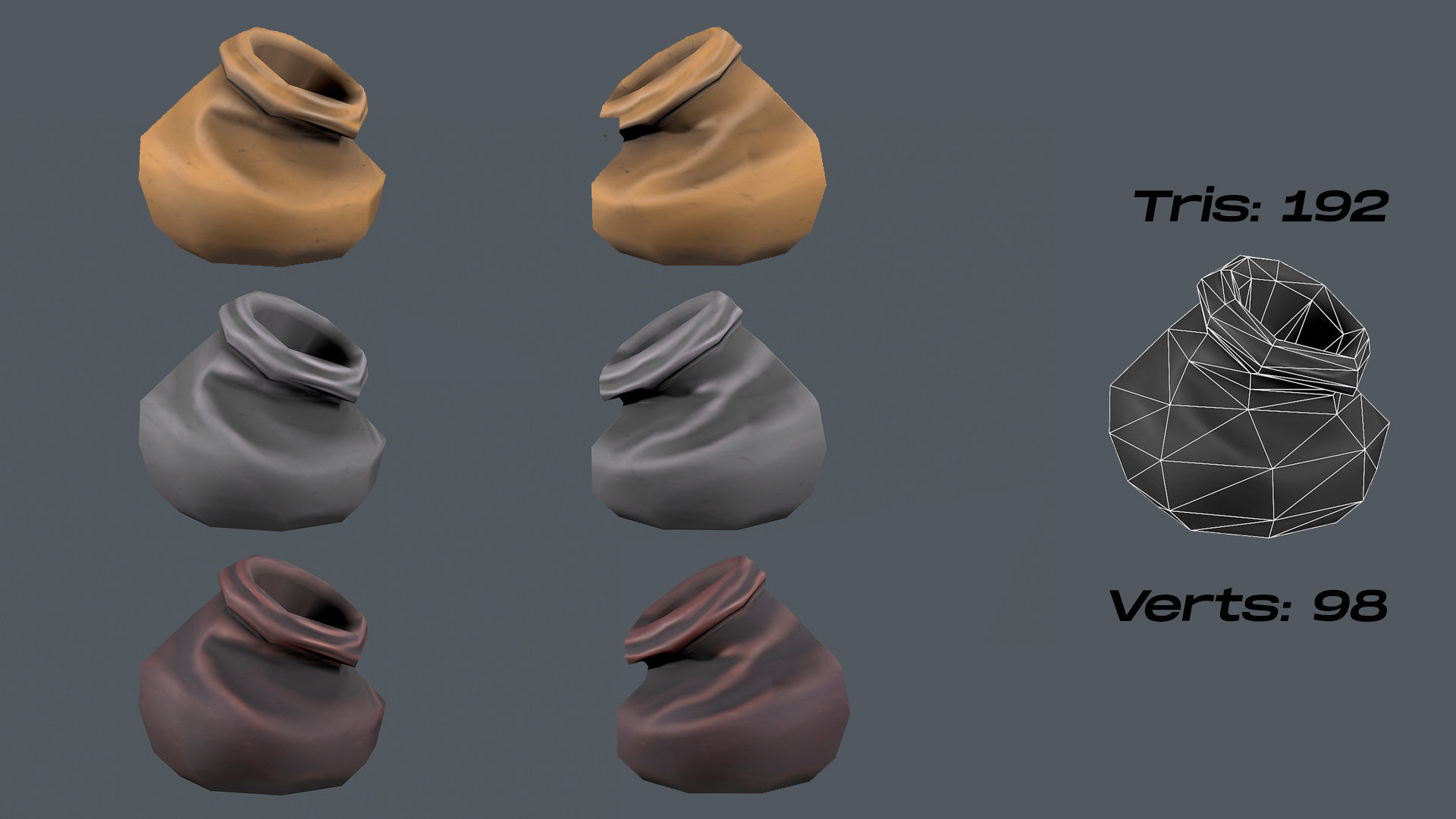 3D model Stylized Sack VR / AR / low-poly | CGTrader