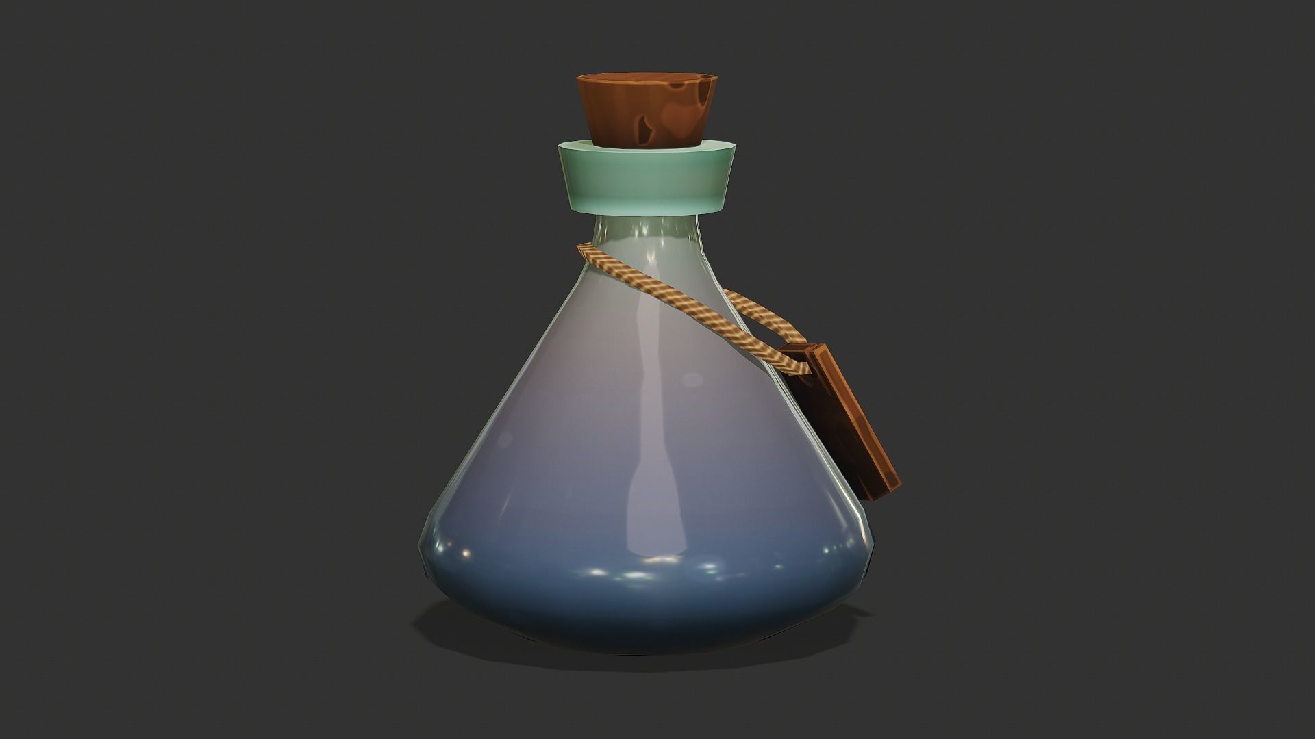 3D model Stylized Potion Bottle 01 - PBR Game Ready VR / AR / low-poly ...