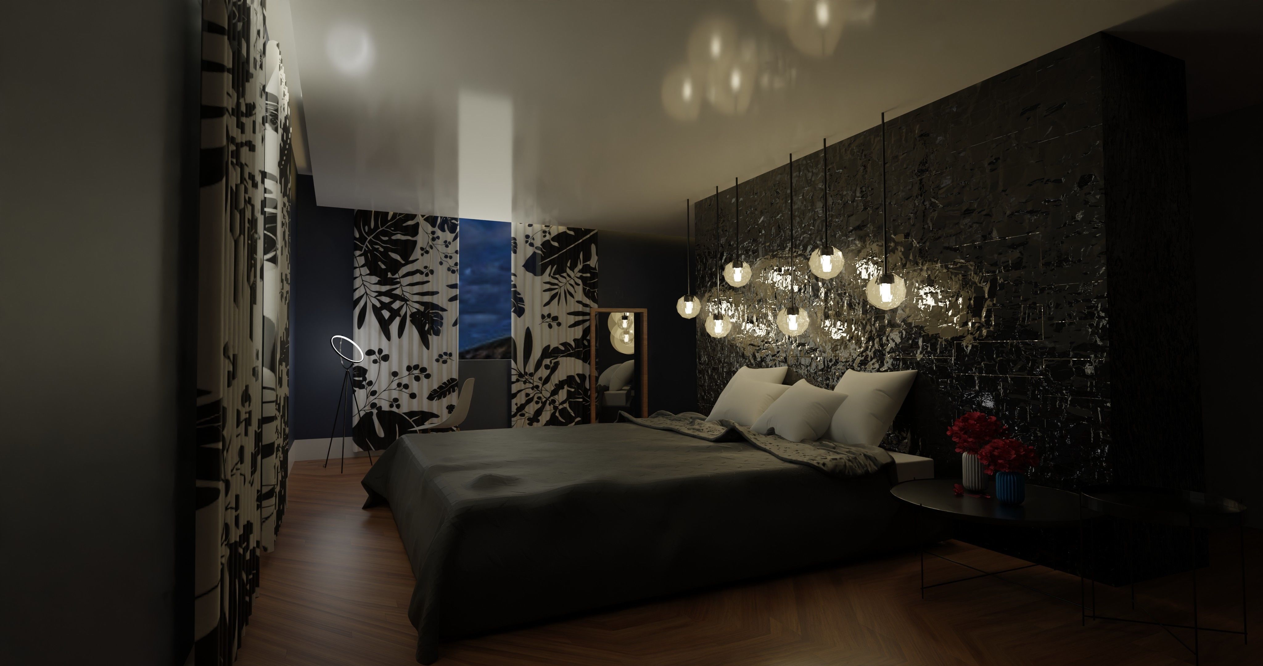 Bedroom Interior blender 3D model animated | CGTrader