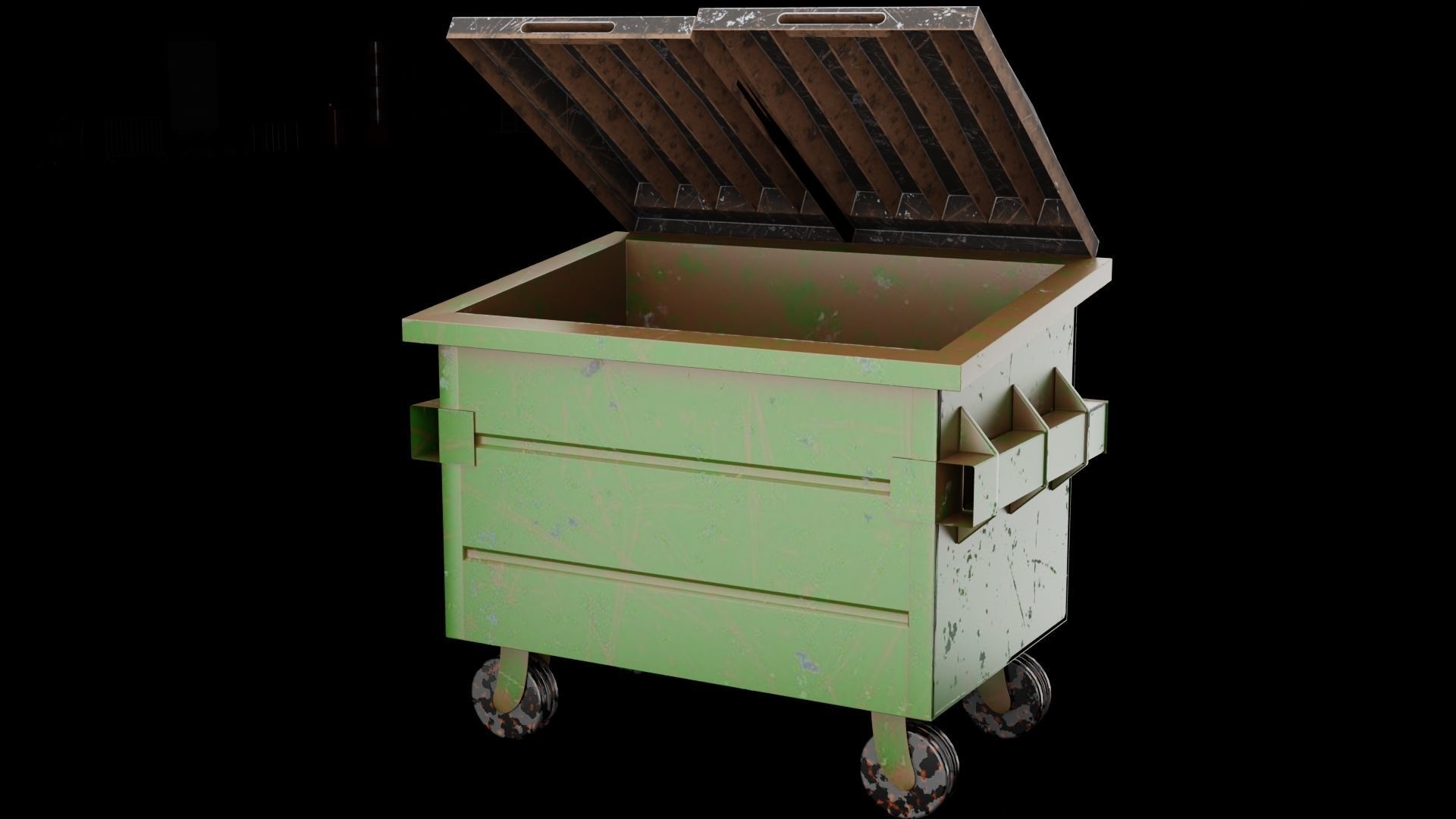 trash can free 3D model | CGTrader