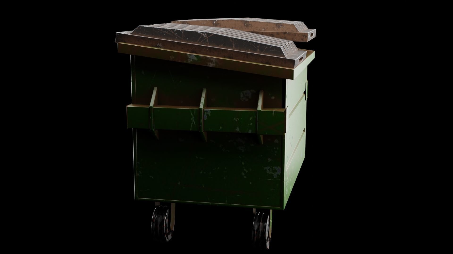 trash can free 3D model | CGTrader