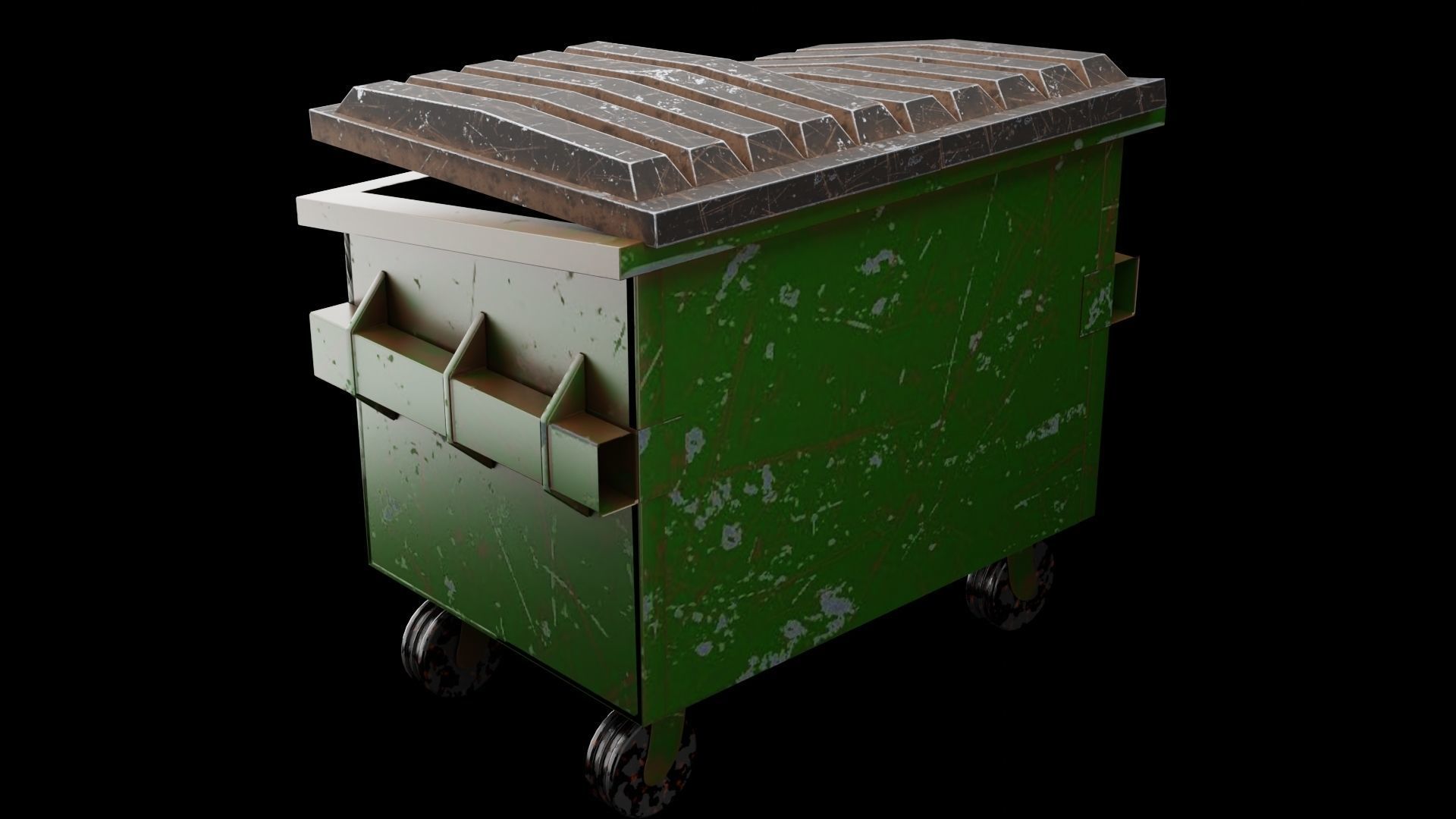 trash can free 3D model | CGTrader