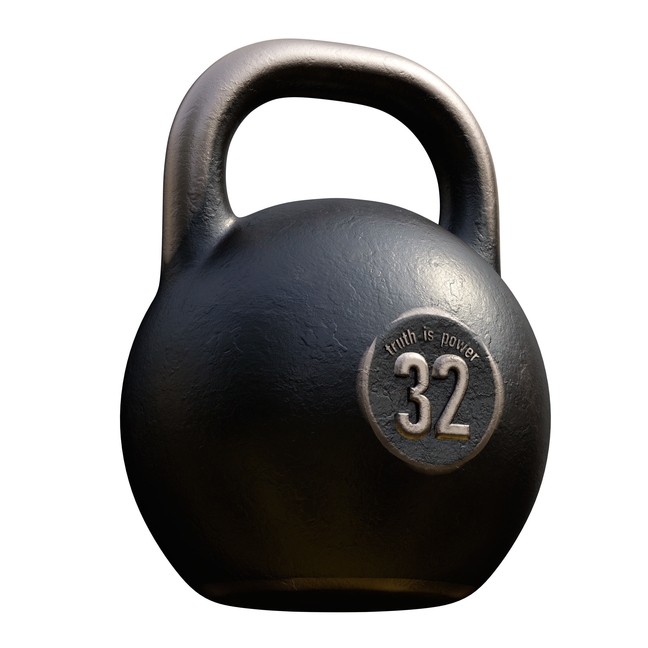 Cast iron weights with numbers - set 3D model | CGTrader