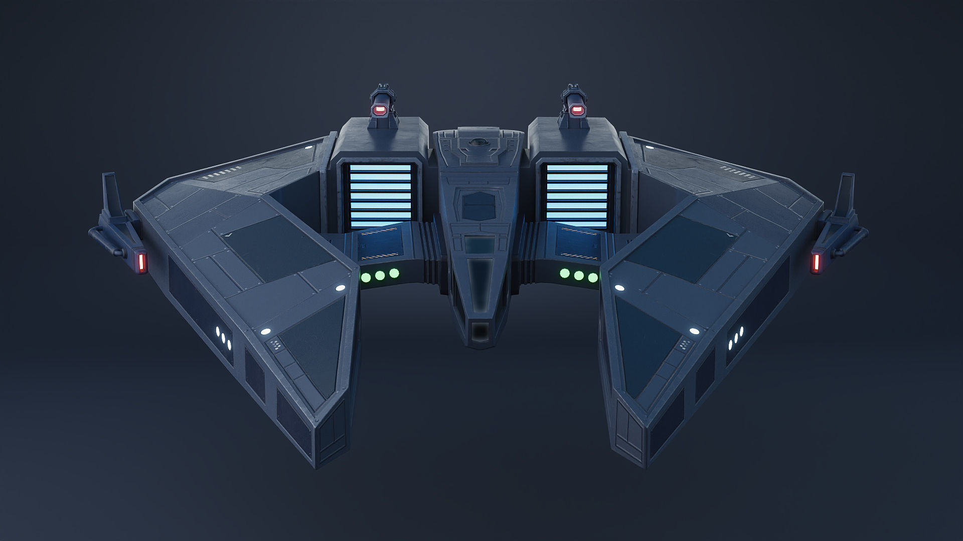 Star Fighter Spaceship 3D model | CGTrader