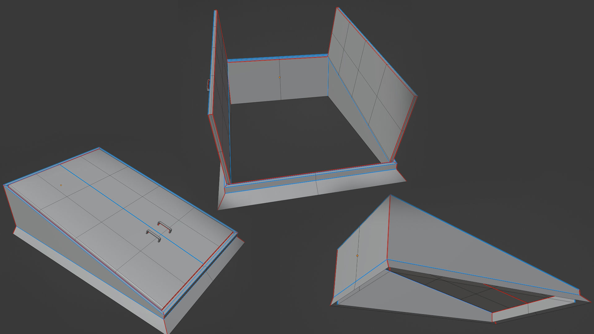 3D model Basement Entrance Pack VR / AR / low-poly | CGTrader