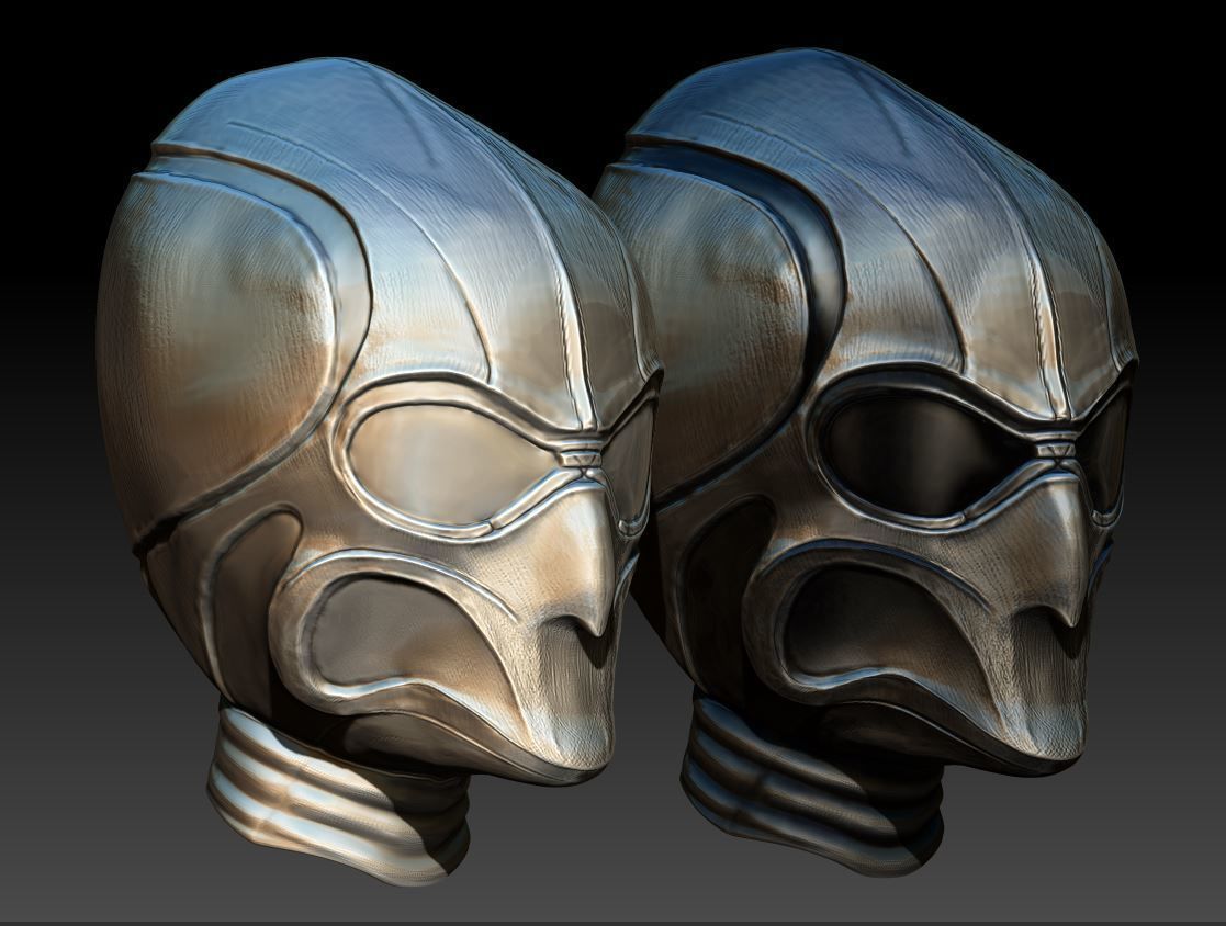 3D model Alien Helmet two colors VR / AR / low-poly | CGTrader