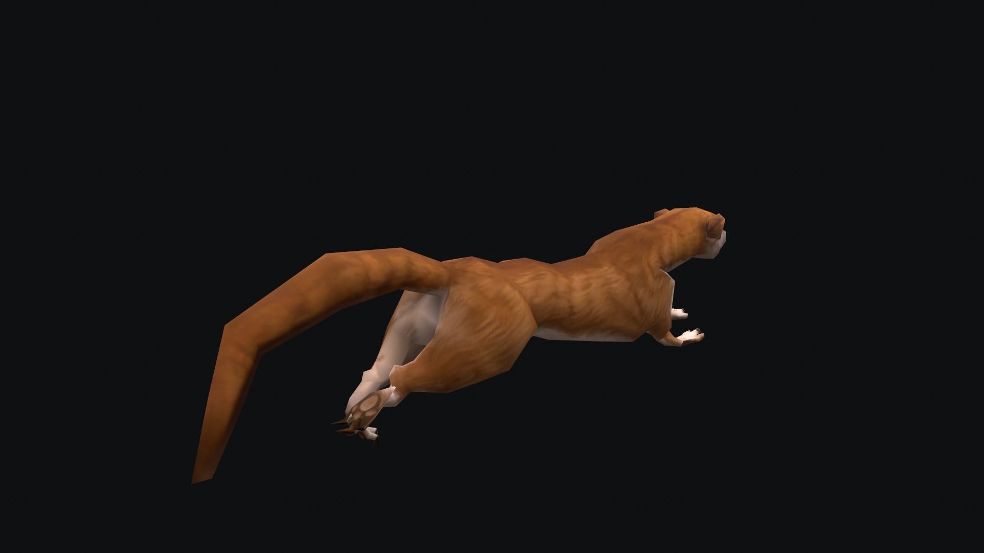 3D model animated weasel VR / AR / low-poly | CGTrader