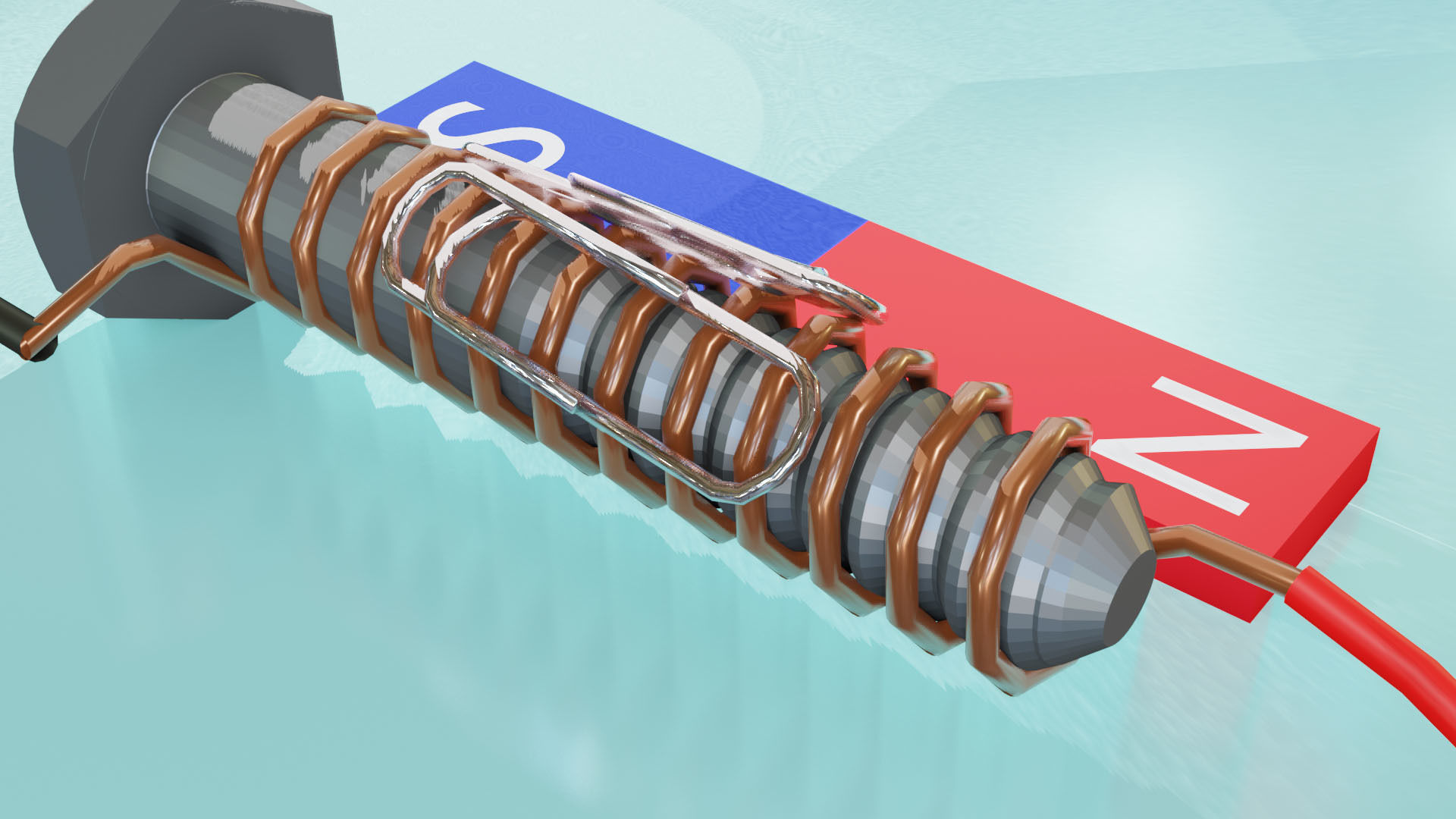 3D model Electro Magnet Circuit Science Project VR / AR / low-poly ...