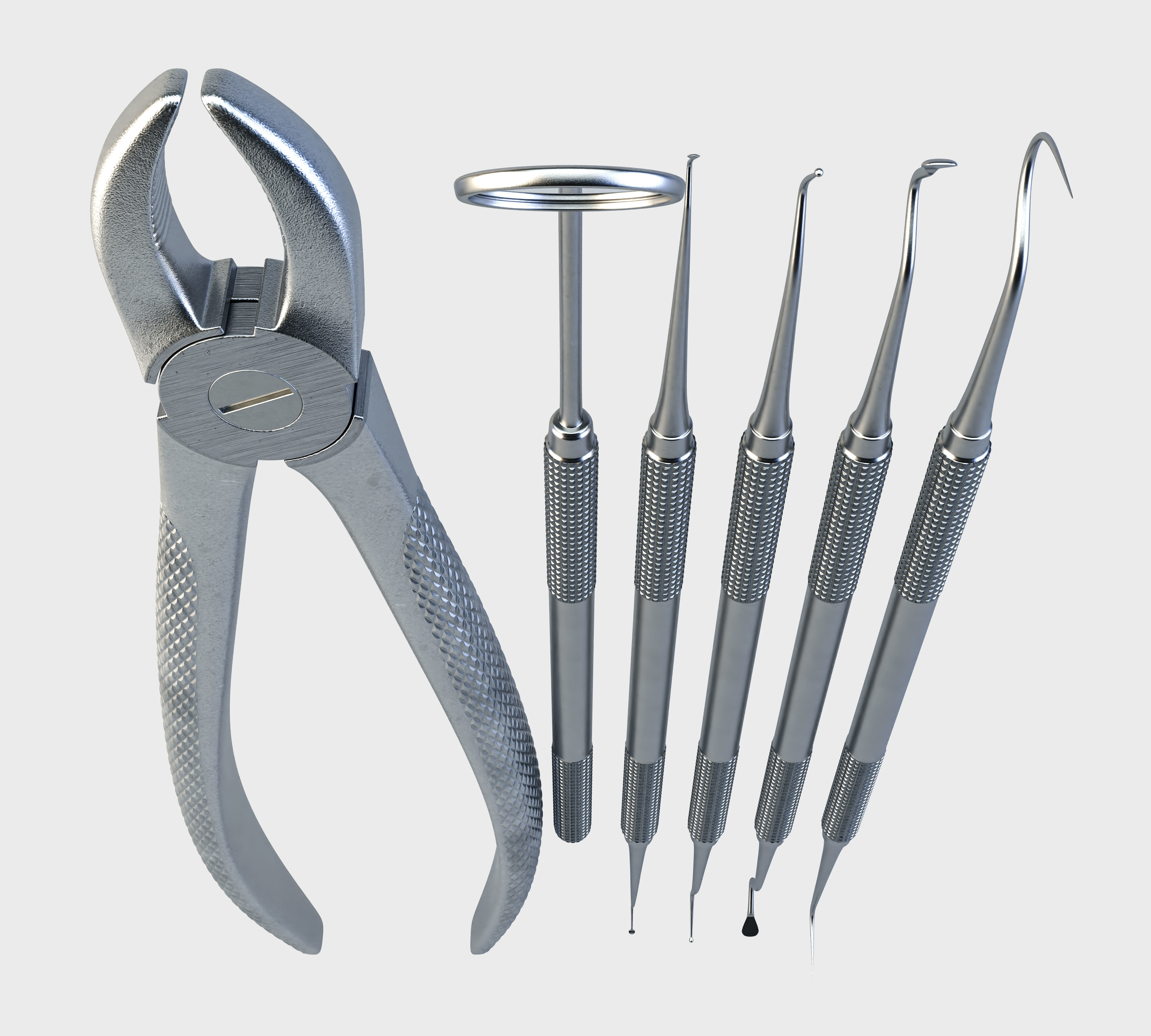Dentist Instrument Tools 3D model | CGTrader