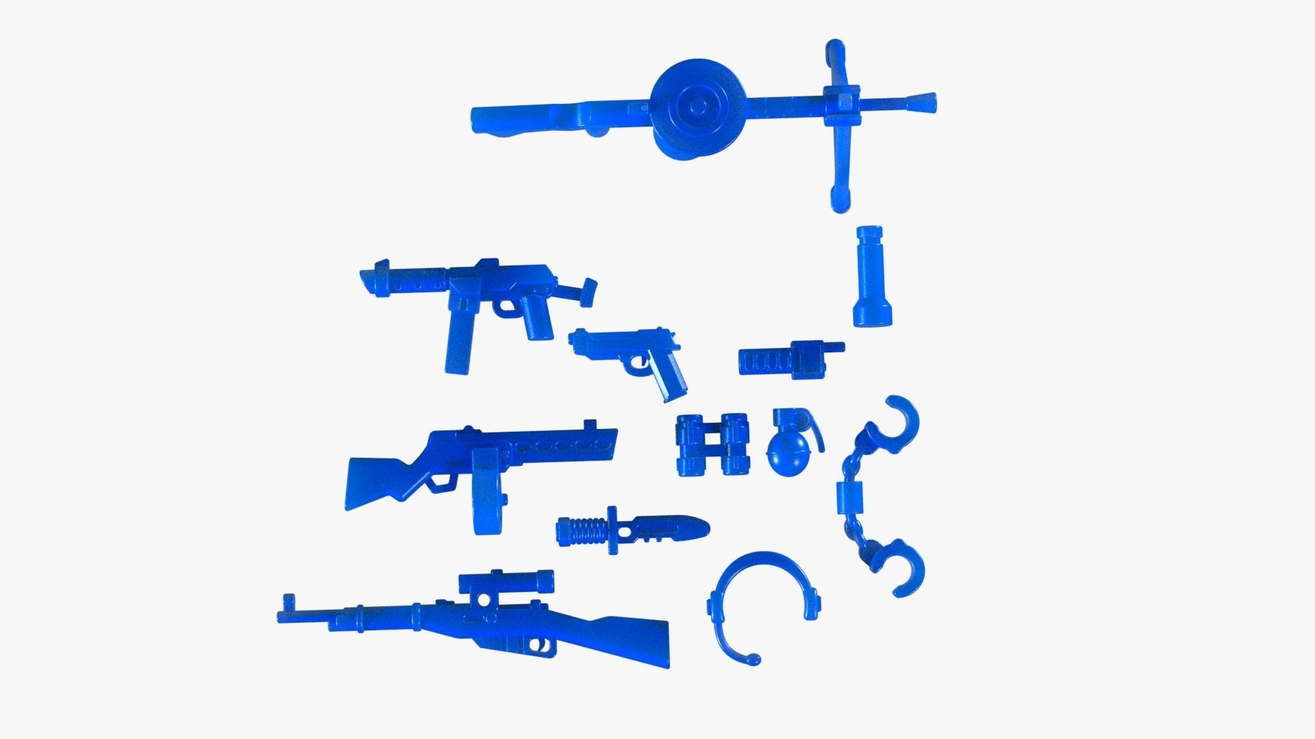 Lego Realsize 3D Scan Weapons Collection 3D model 3D model | CGTrader