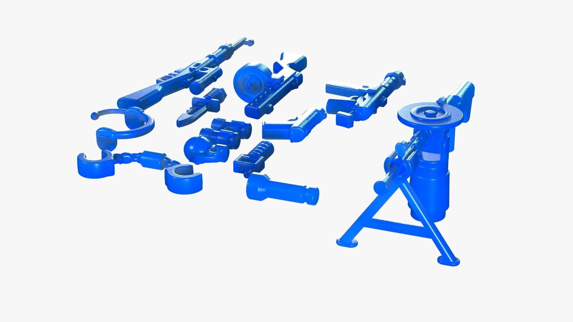 Lego Realsize 3D Scan Weapons Collection 3D model 3D model | CGTrader