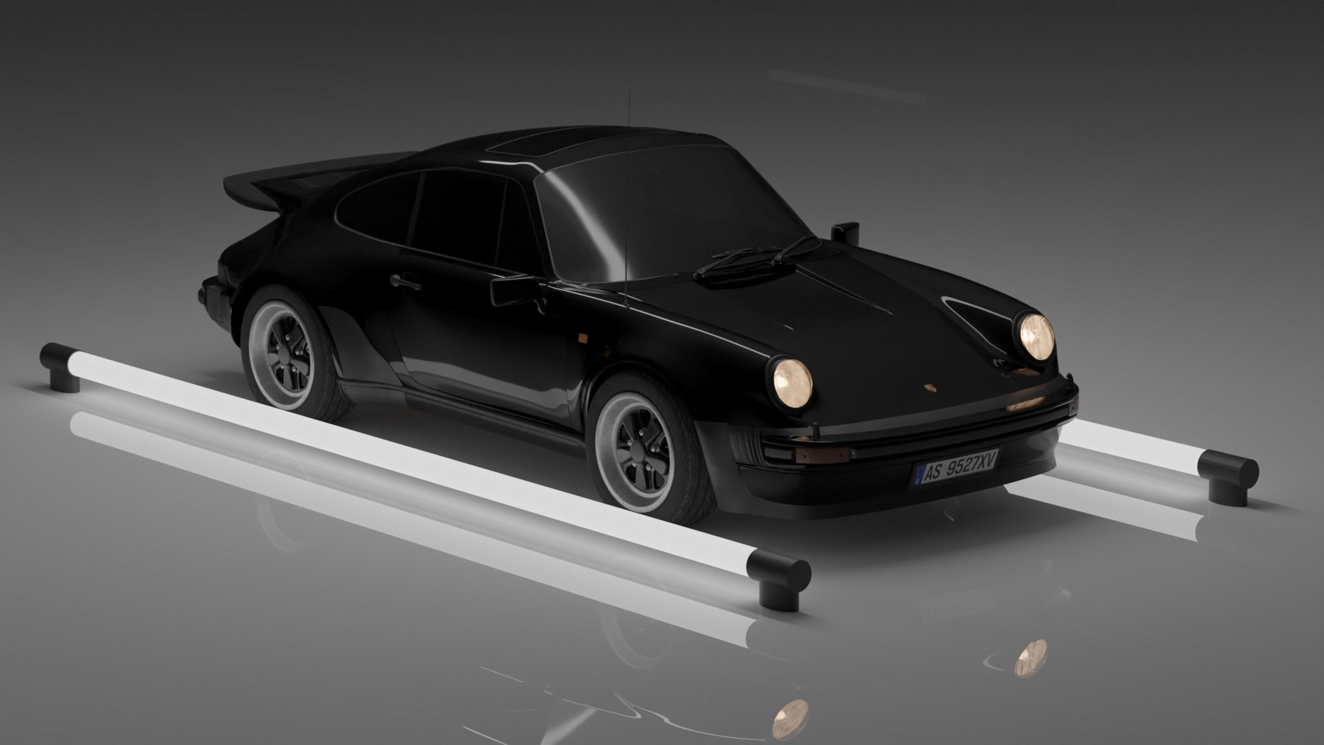 Porsche 911 turbo jdm 3D model | CGTrader